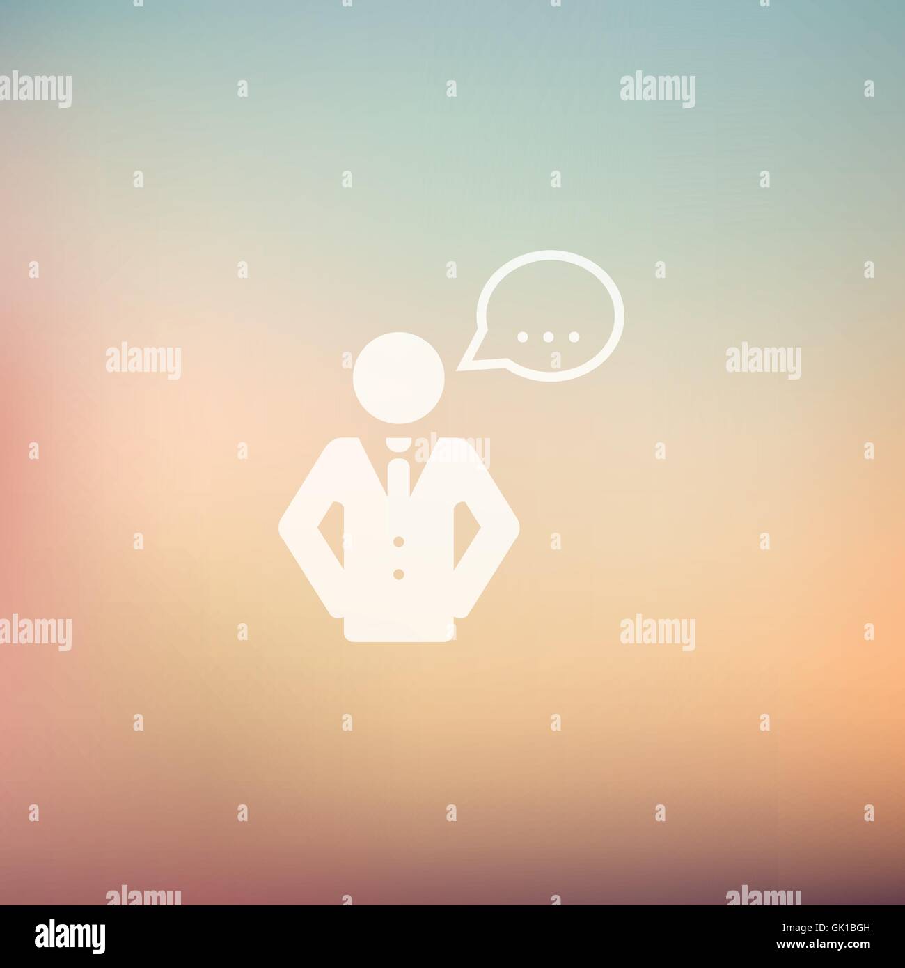 Blank speech bubble in Stock Vector Images - Alamy