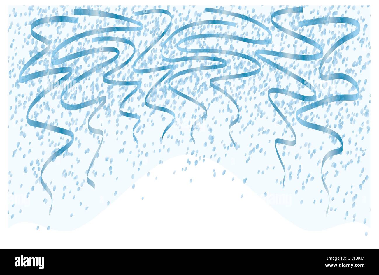 falling blue confetti Stock Vector Image & Art - Alamy