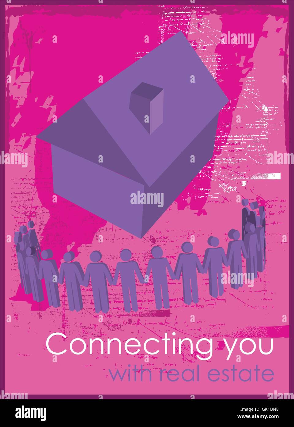 Connecting shapes Stock Vector Images - Alamy