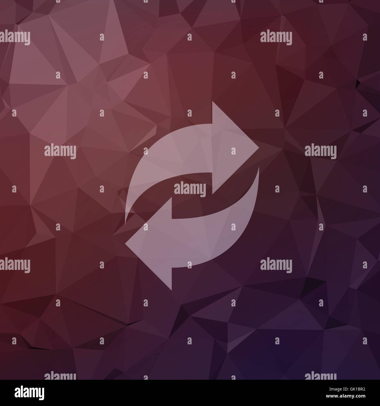 Recycle arrow in blue Stock Vector Images - Alamy