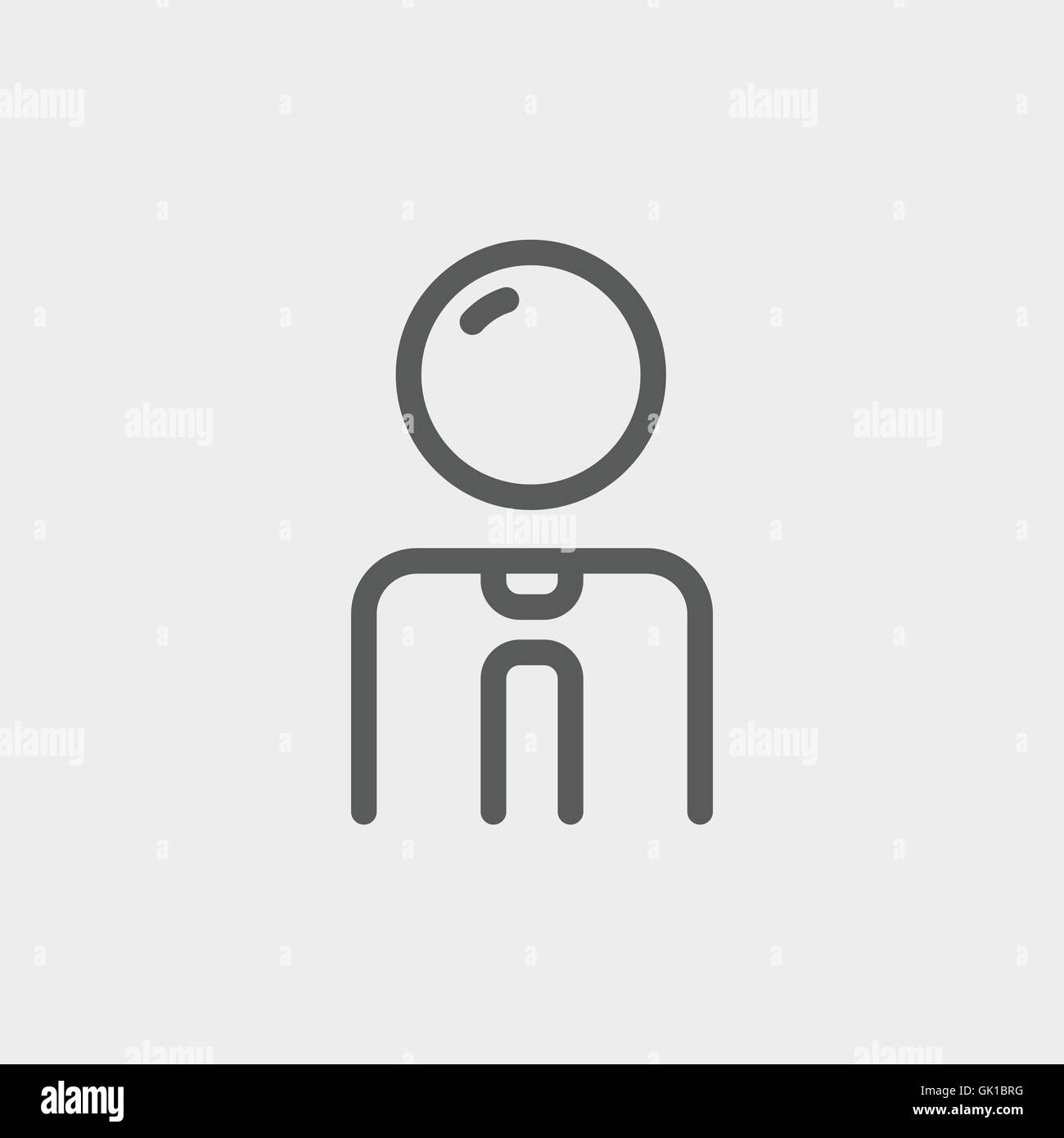 Application icon linear isolated Black and White Stock Photos & Images ...