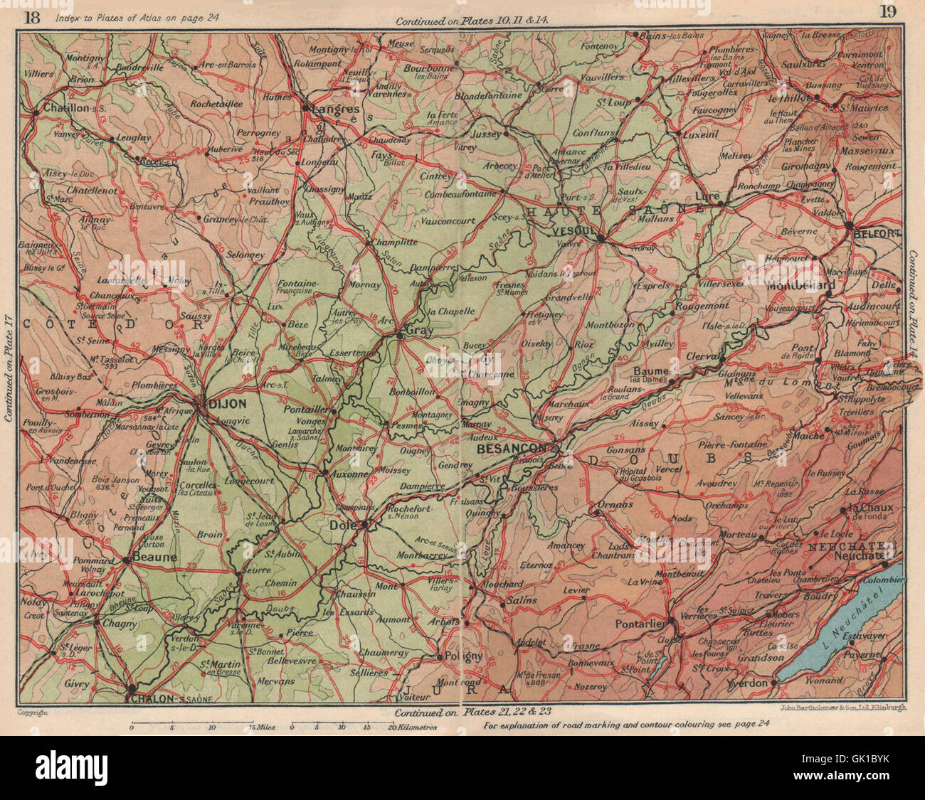 Neuchatel map hi-res stock photography and images - Alamy