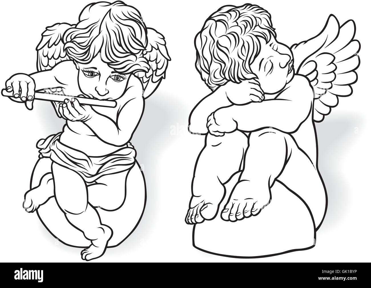 Cherub figure hi-res stock photography and images - Alamy