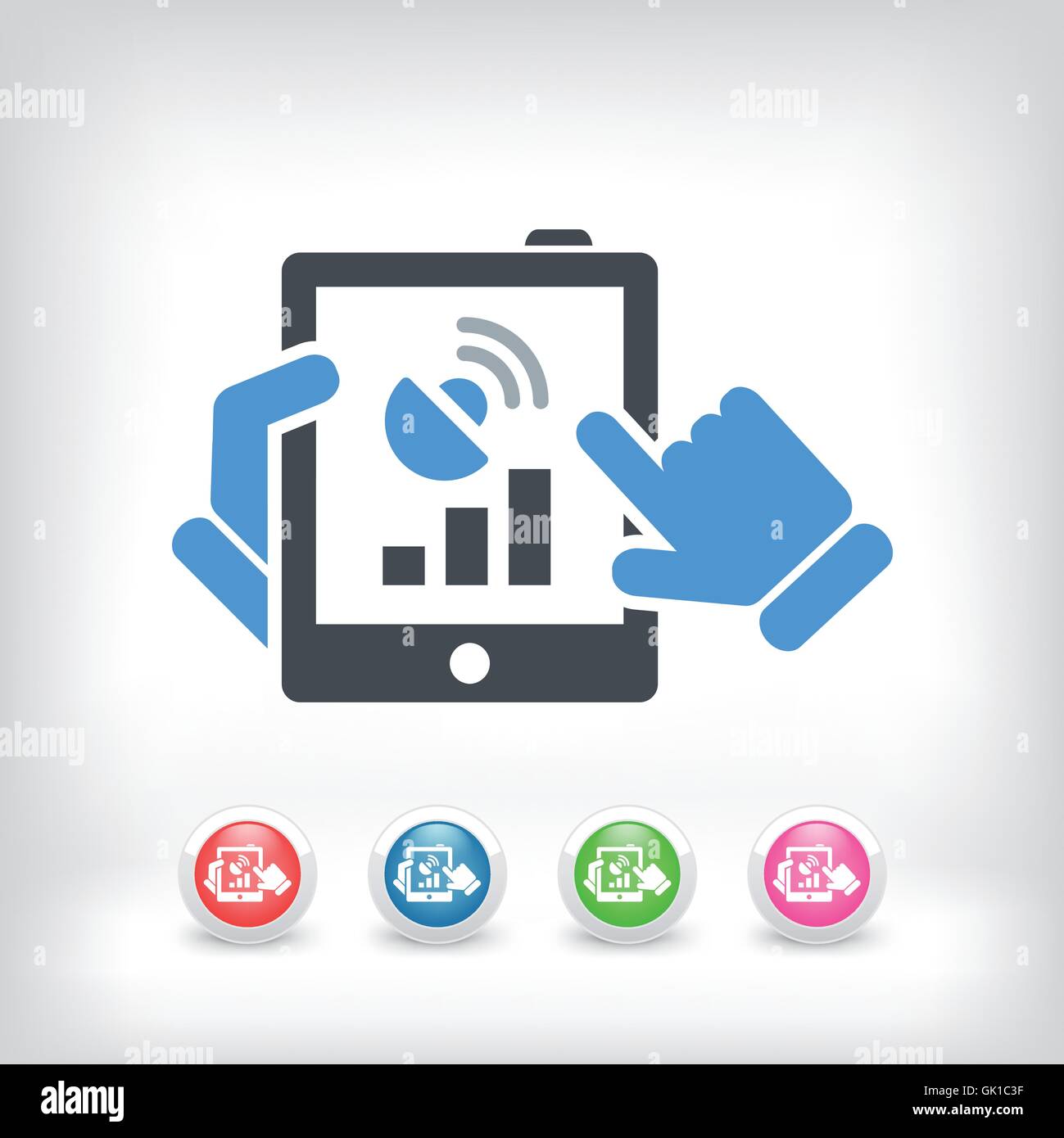 Tablet connection icon Stock Vector Image & Art - Alamy