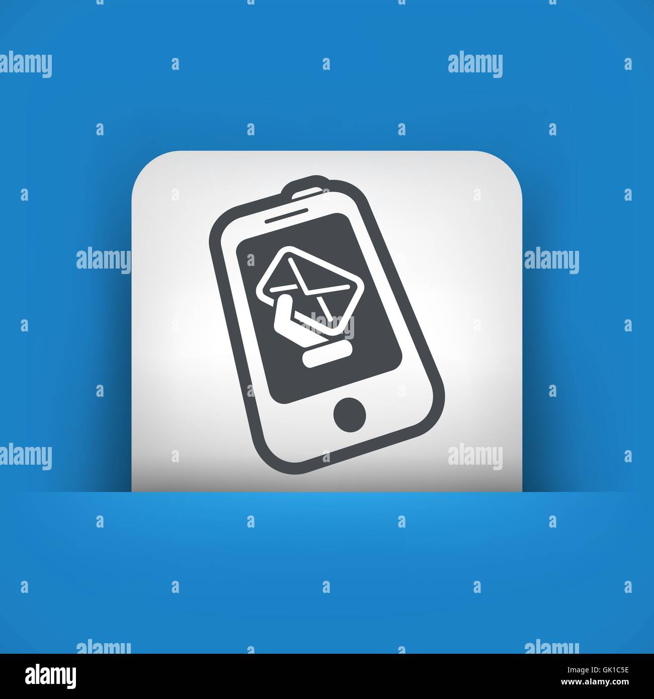 Phone message icon Stock Vector Image & Art - Alamy