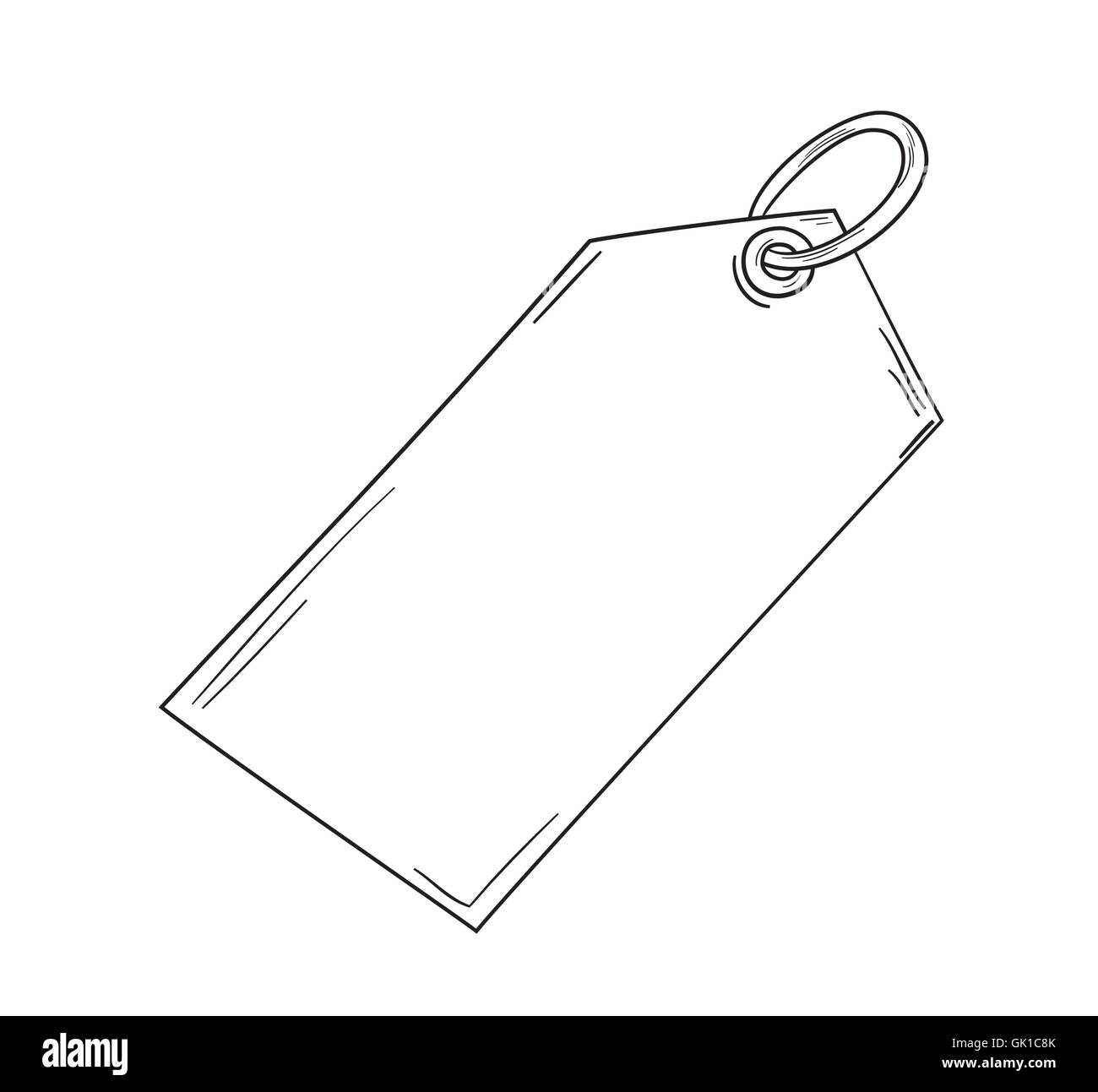 sketch of the blank label Stock Vector Image & Art - Alamy