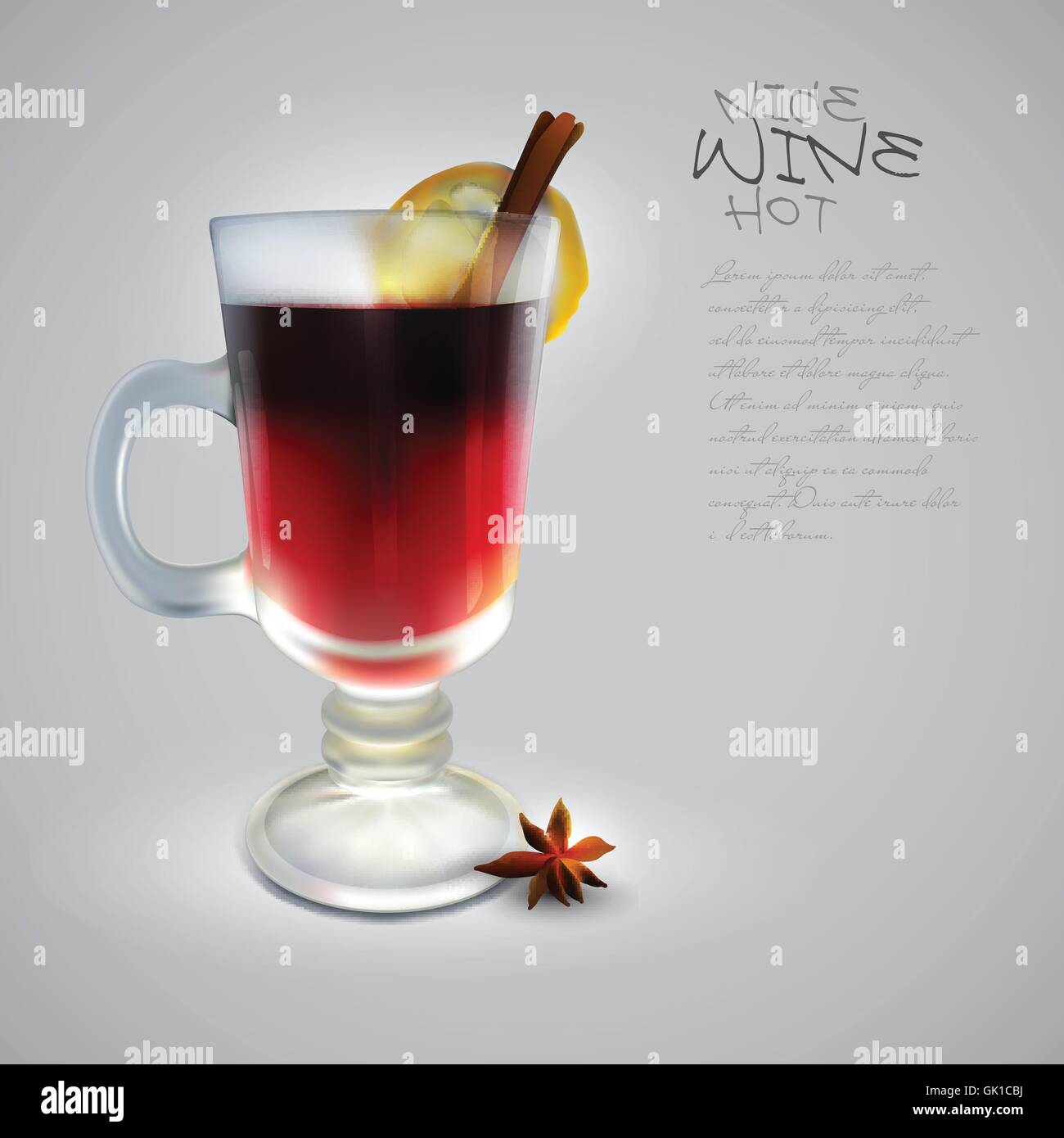 Hot wine Stock Vector Images - Alamy
