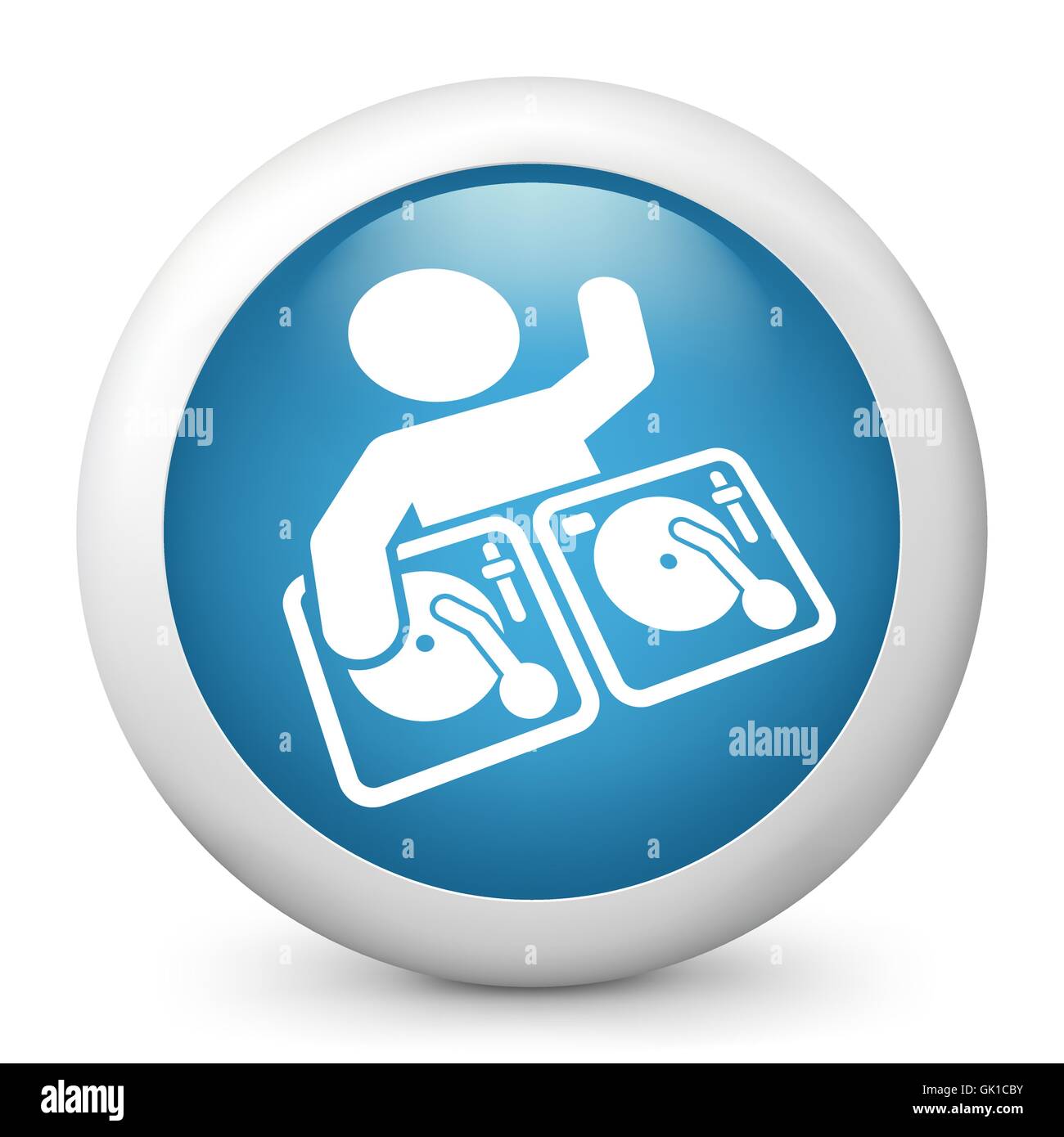 Dj party icon Stock Vector Image & Art - Alamy