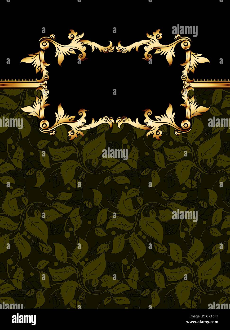 Medieval golden frame hi-res stock photography and images - Alamy