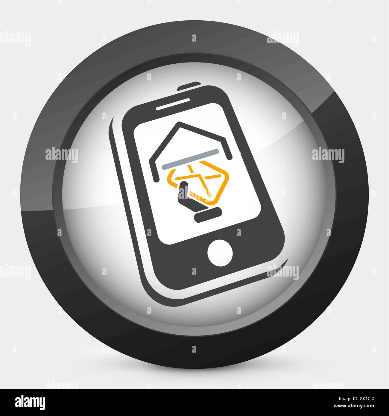 Phone message icon Stock Vector Image & Art - Alamy