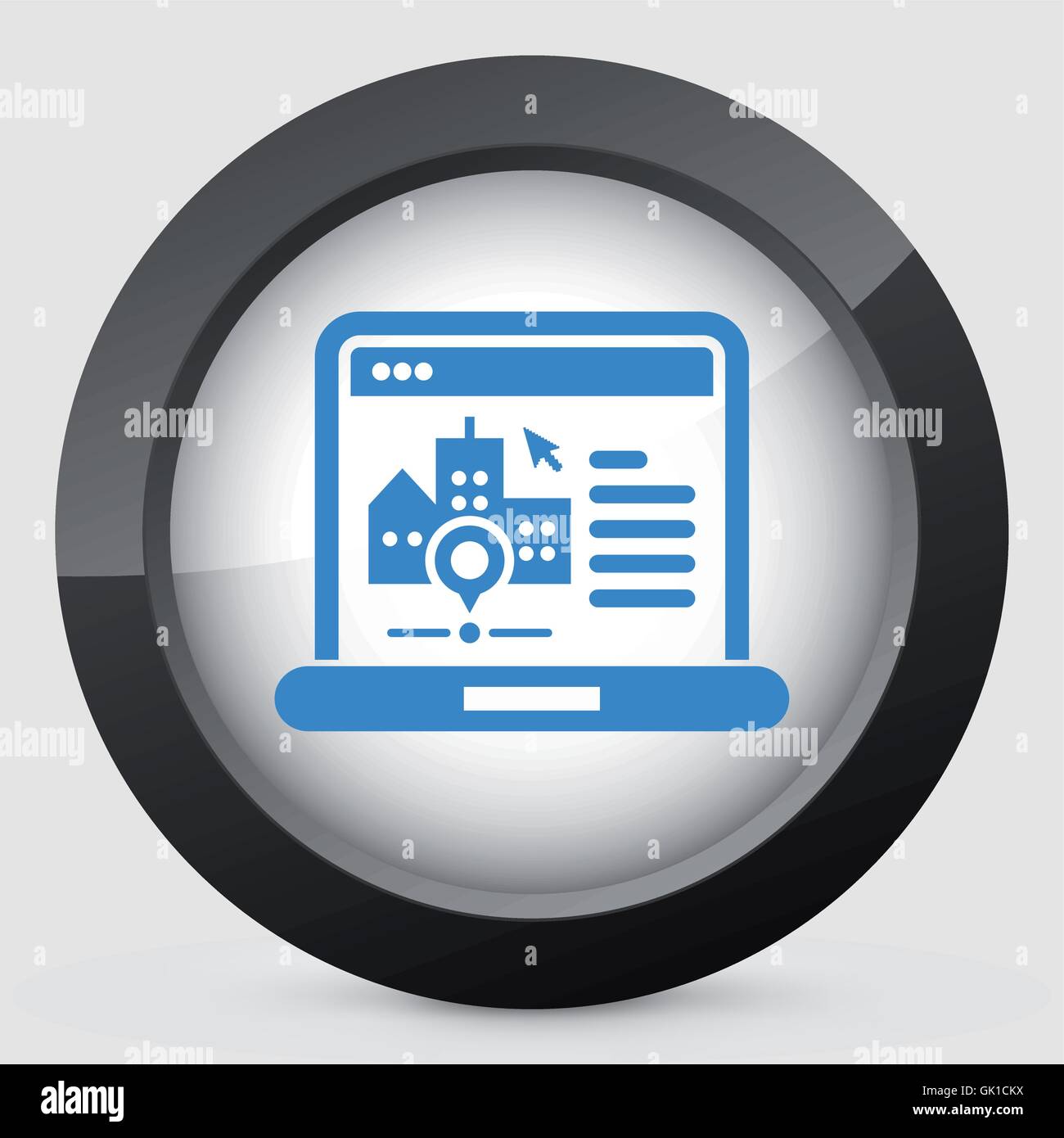Map indicating Stock Vector Images - Alamy
