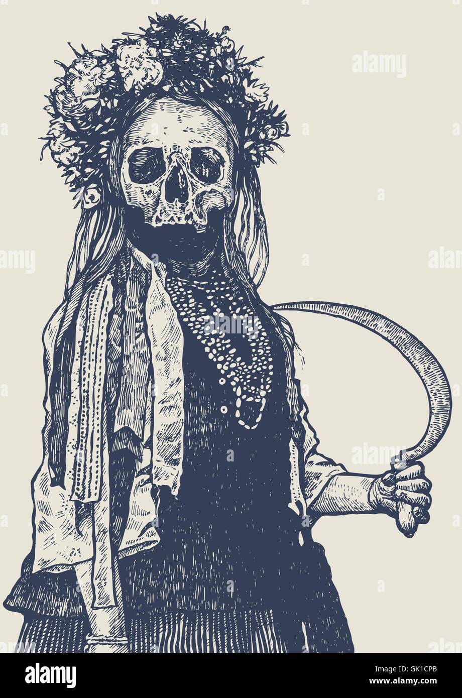 Goddess of death hi-res stock photography and images - Alamy