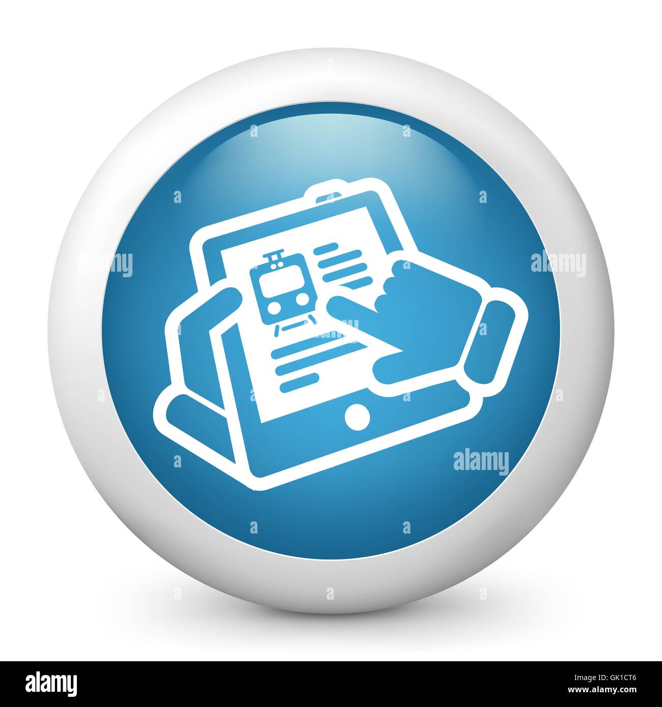 Train web booking Cut Out Stock Images & Pictures - Alamy