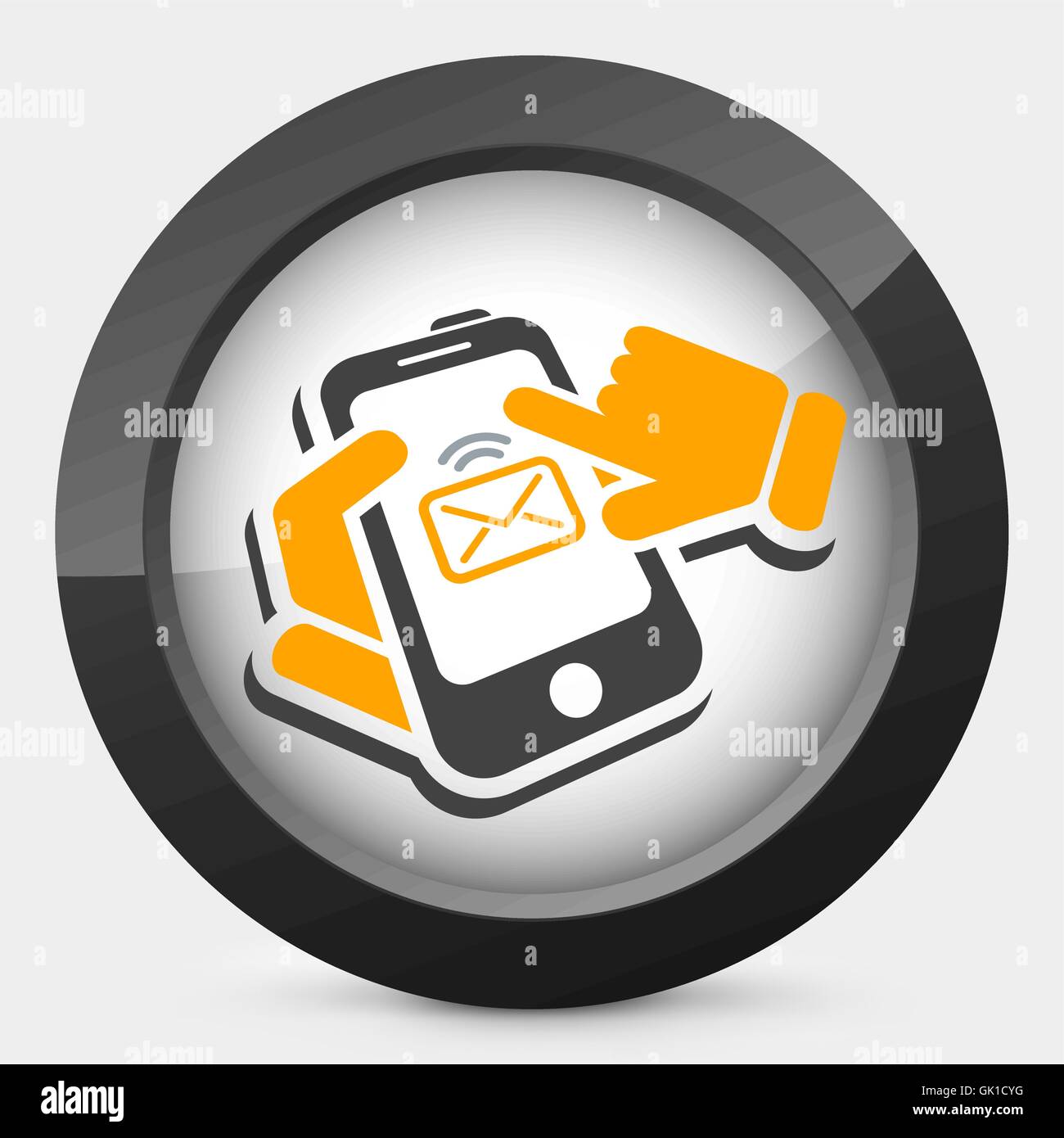 Phone message icon Stock Vector Image & Art - Alamy