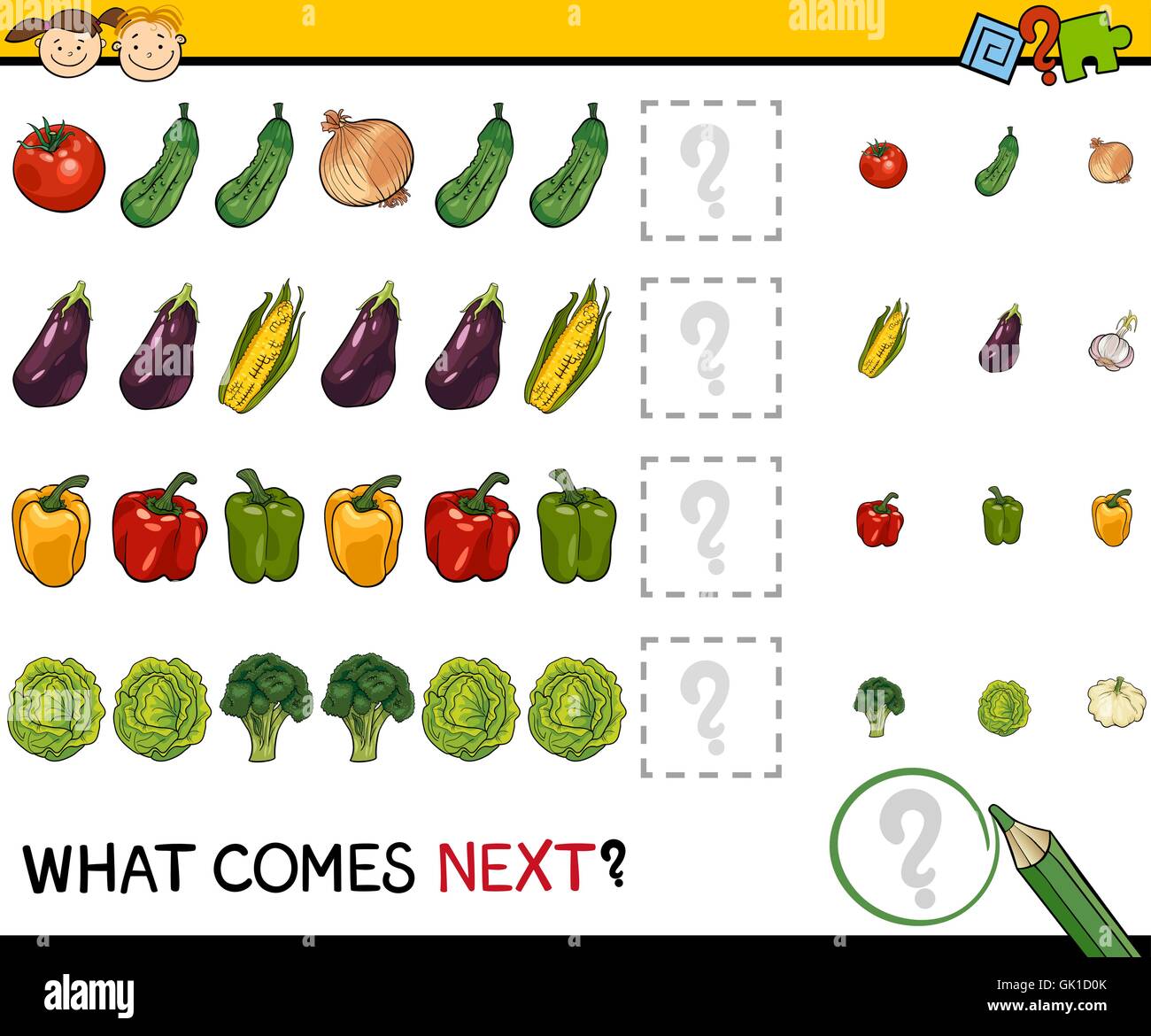 what comes next game cartoon Stock Vector Image & Art - Alamy