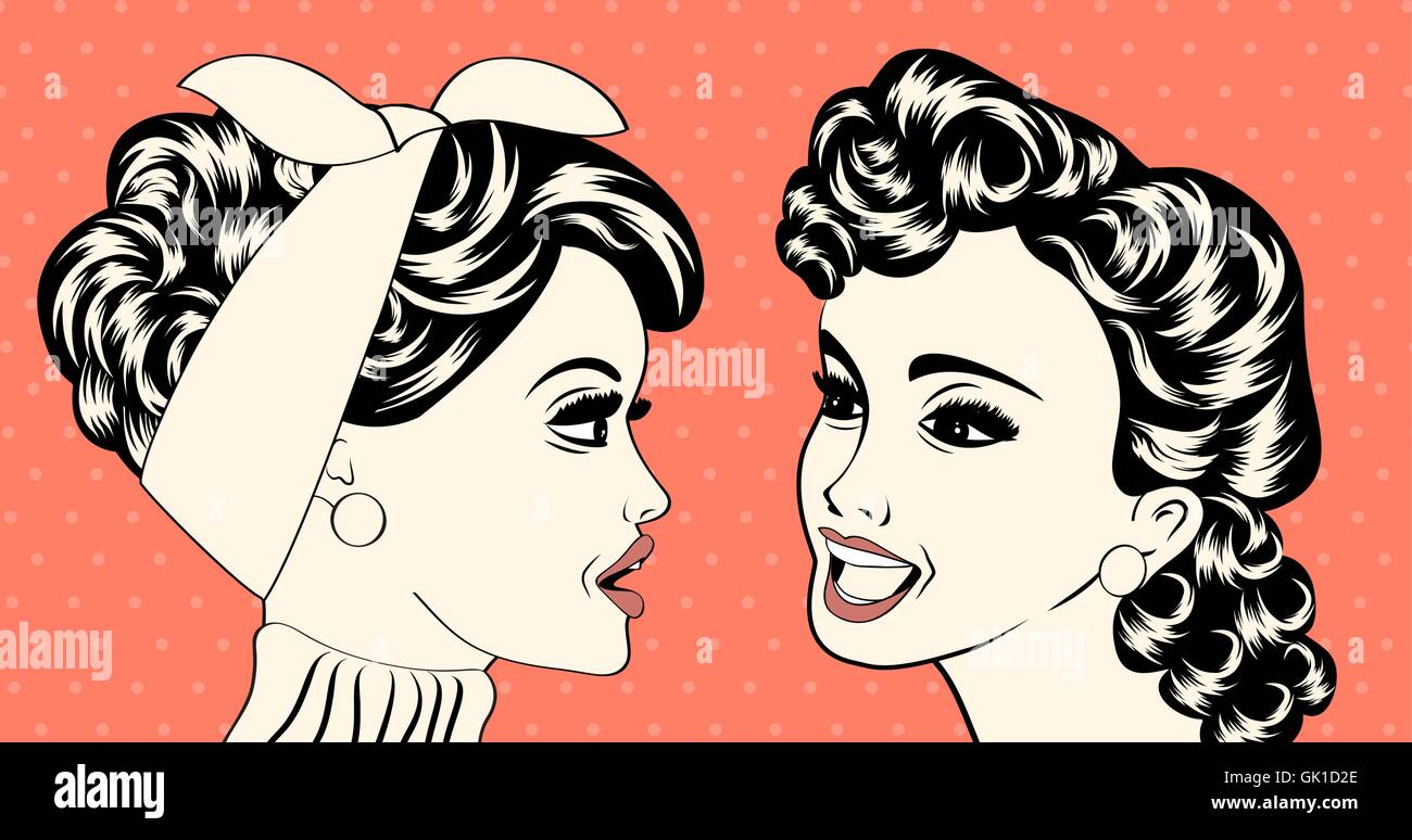 Women in comics hi-res stock photography and images - Alamy