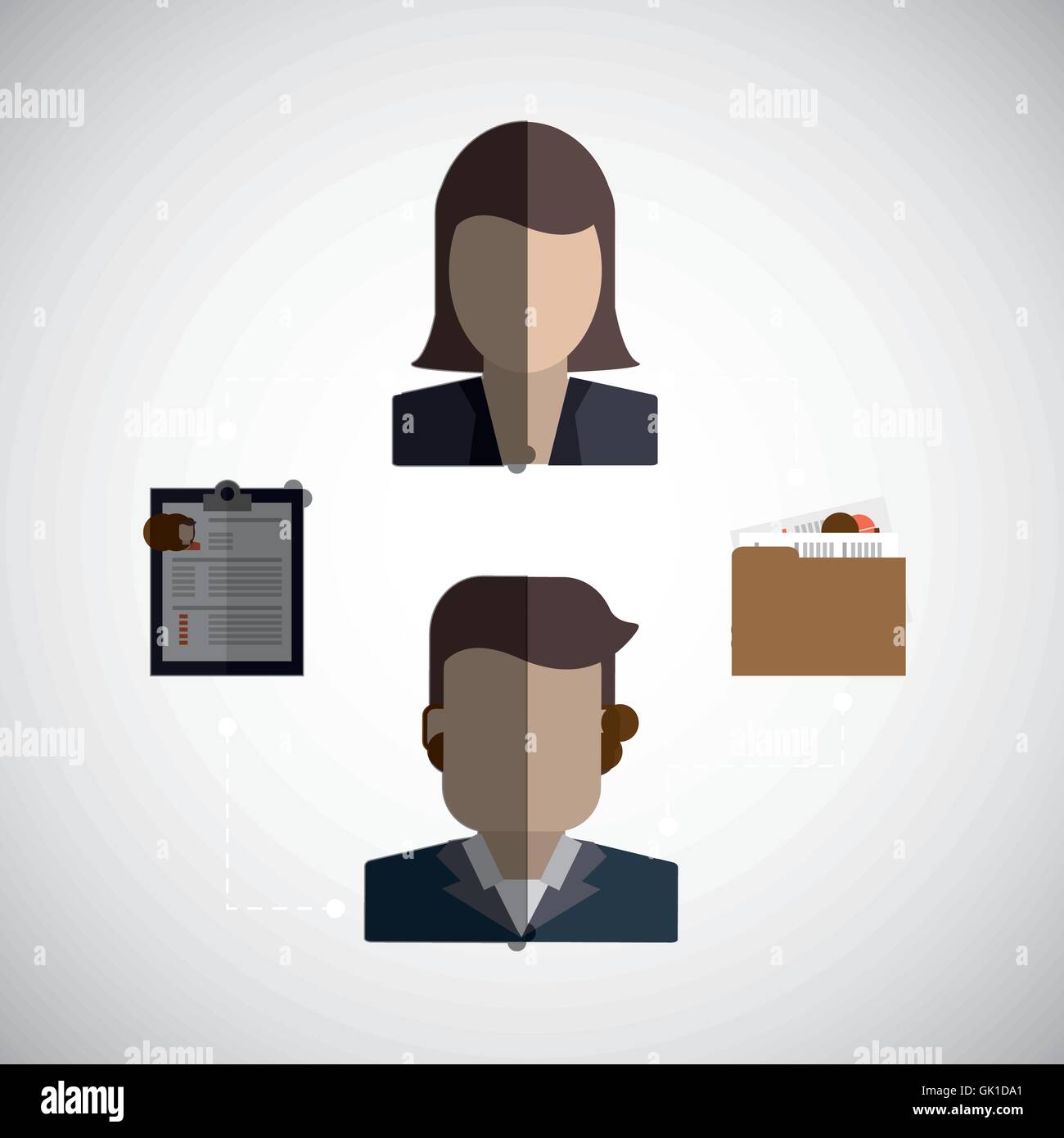 Human Resources design, Vector illustration Stock Vector Image & Art ...