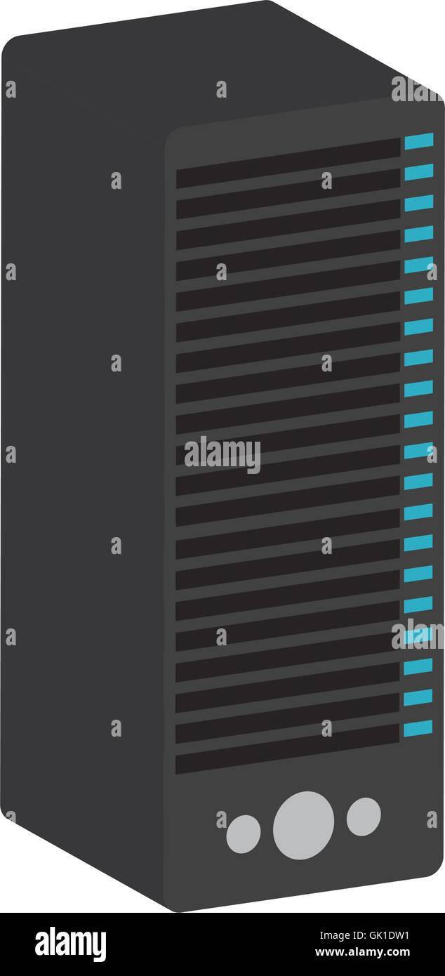 computer cpu server icon Stock Vector Image & Art - Alamy