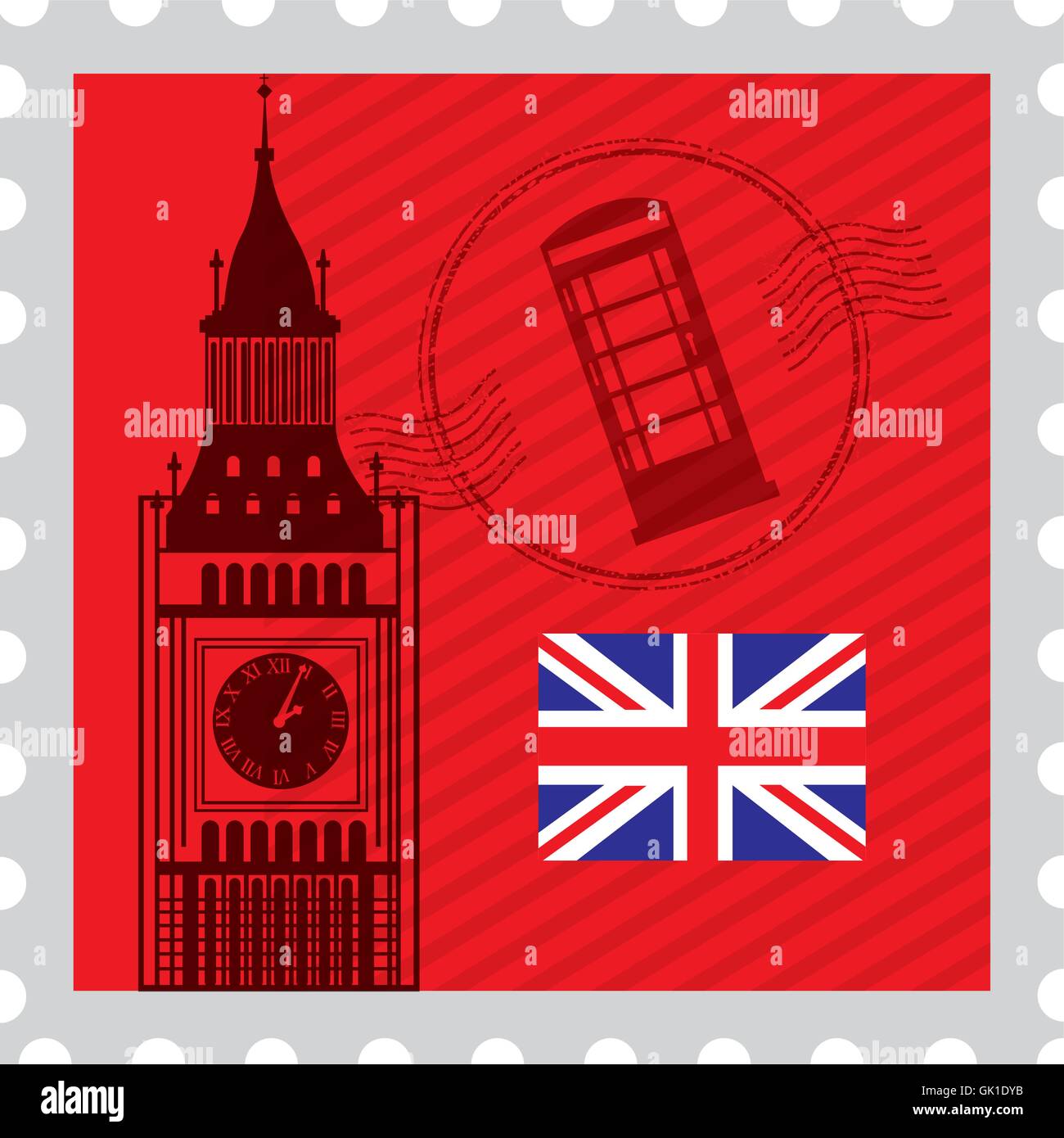 Classic Stamps Stock Vector Images - Alamy