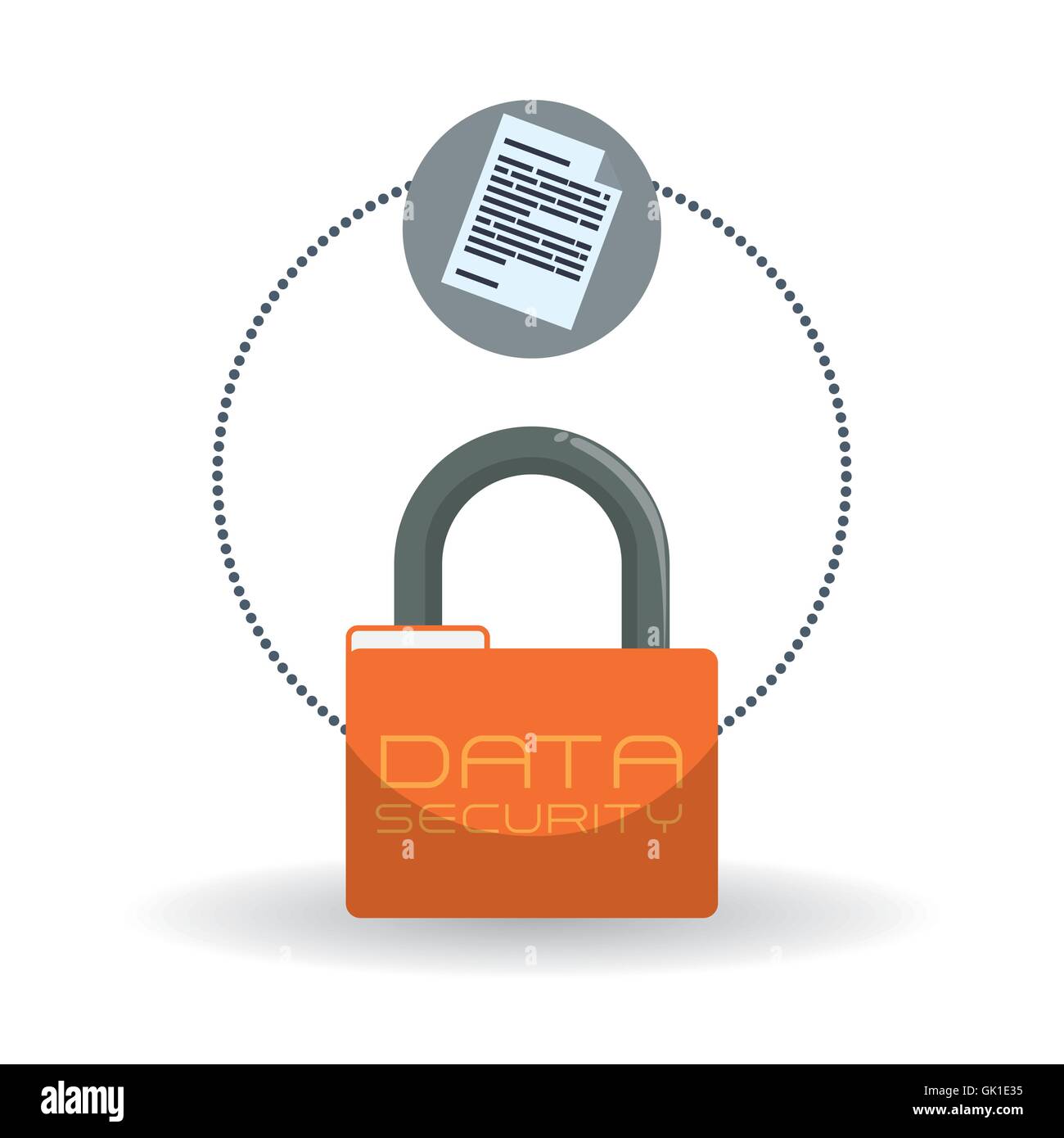 Data Security design. Protect icon. Data center illustration Stock ...