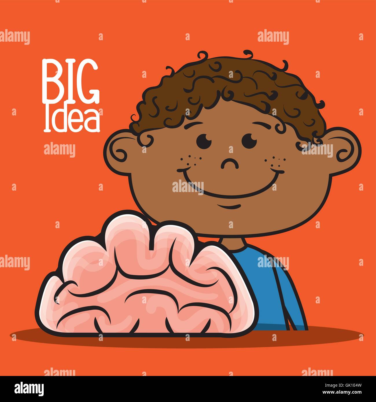 boy idea intelligent Stock Vector Image & Art - Alamy