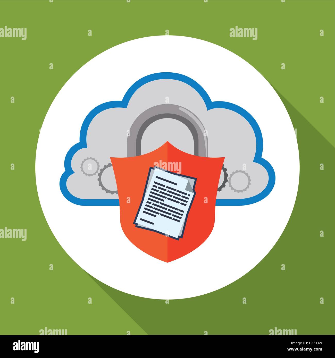 Data Security design. Protect icon. Data center illustration , vector Stock Vector Image & Art ...