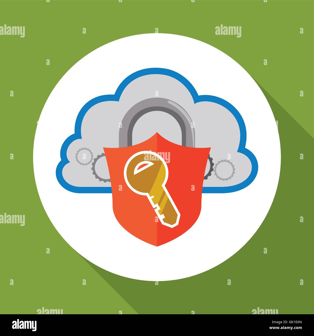 Data Security design. Protect icon. Data center illustration , vector ...