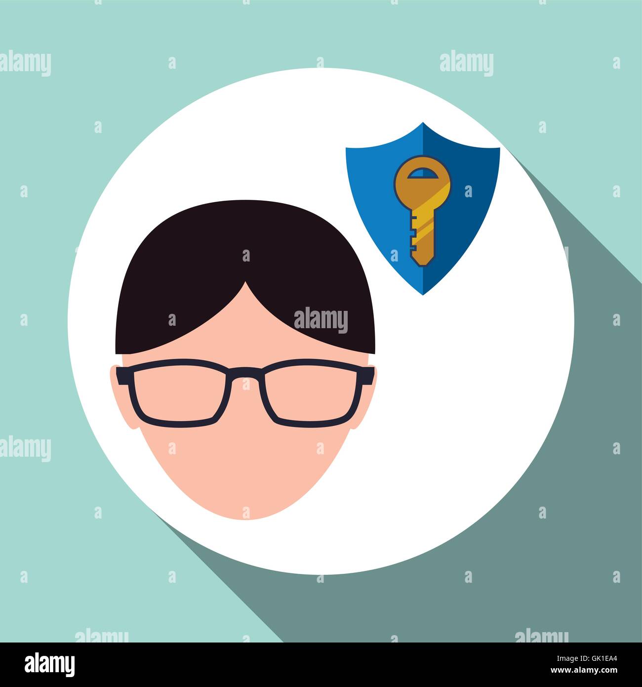 Data Security design. Protect icon. Data center illustration , vector ...