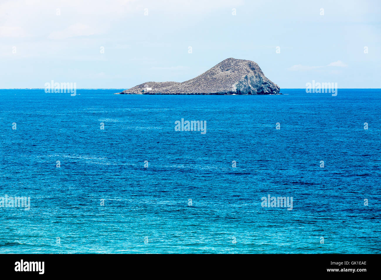 Isla Grosa - Spanish island near La Manga Stock Photo - Alamy