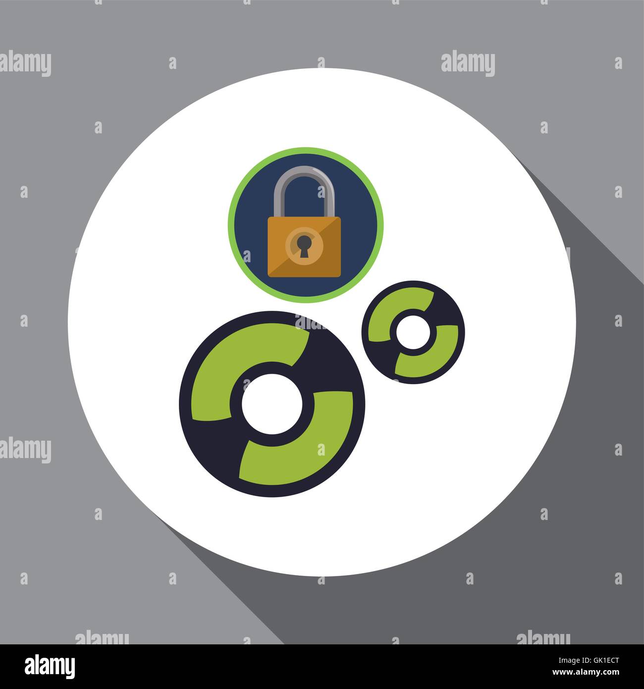 Data Security design. Protect icon. Data center illustration , vector ...