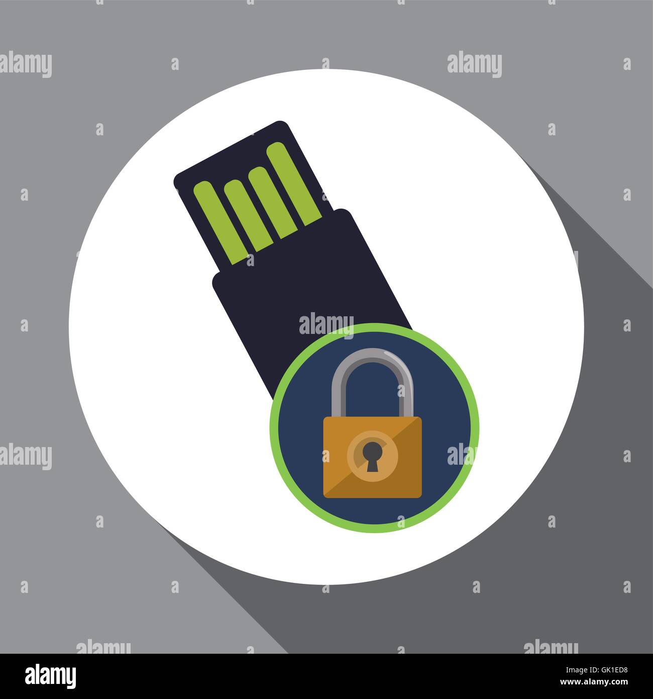 Data Security design. Protect icon. Data center illustration , vector ...
