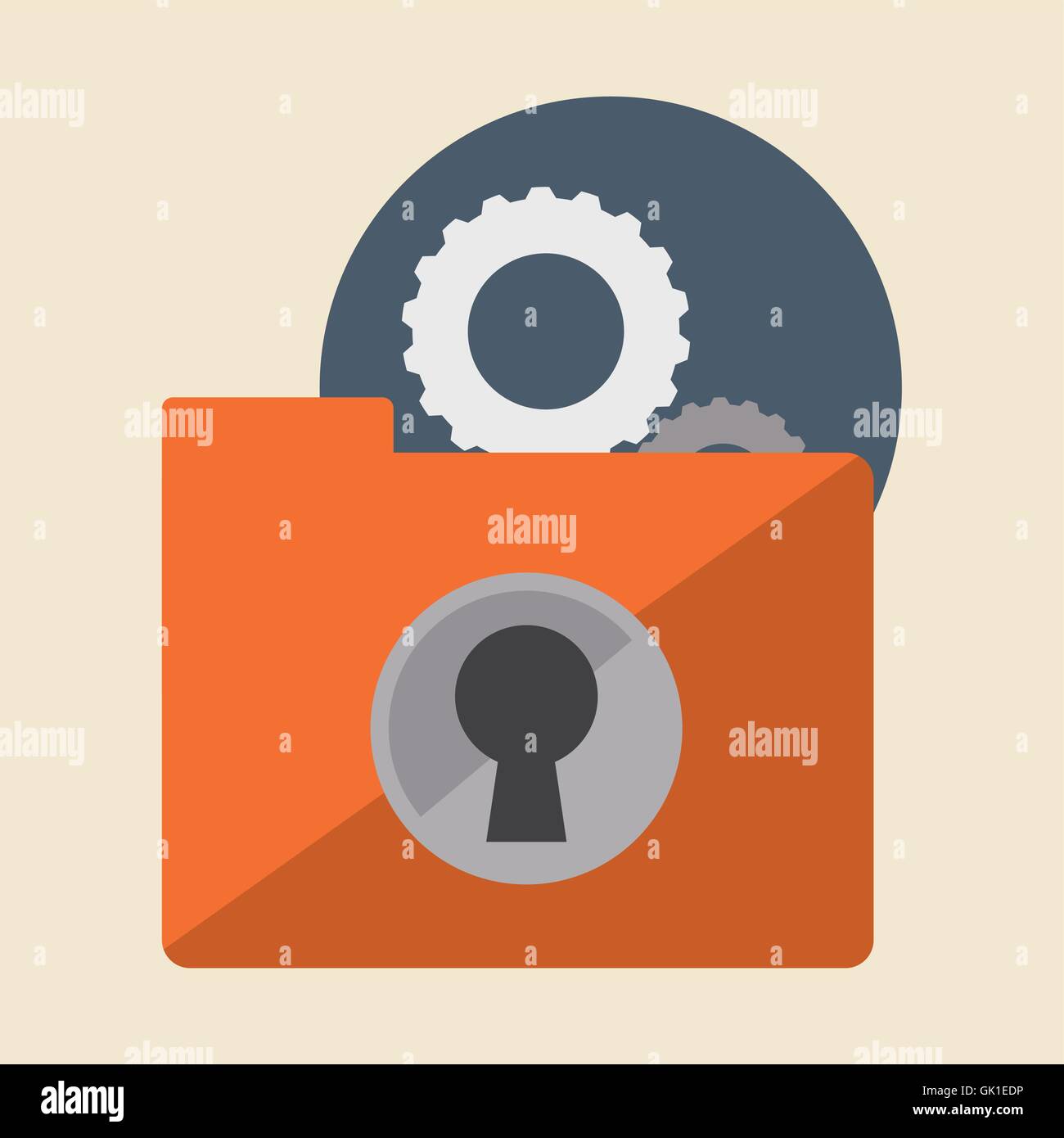 Data Security design. Protect icon. Data center illustration , vector ...