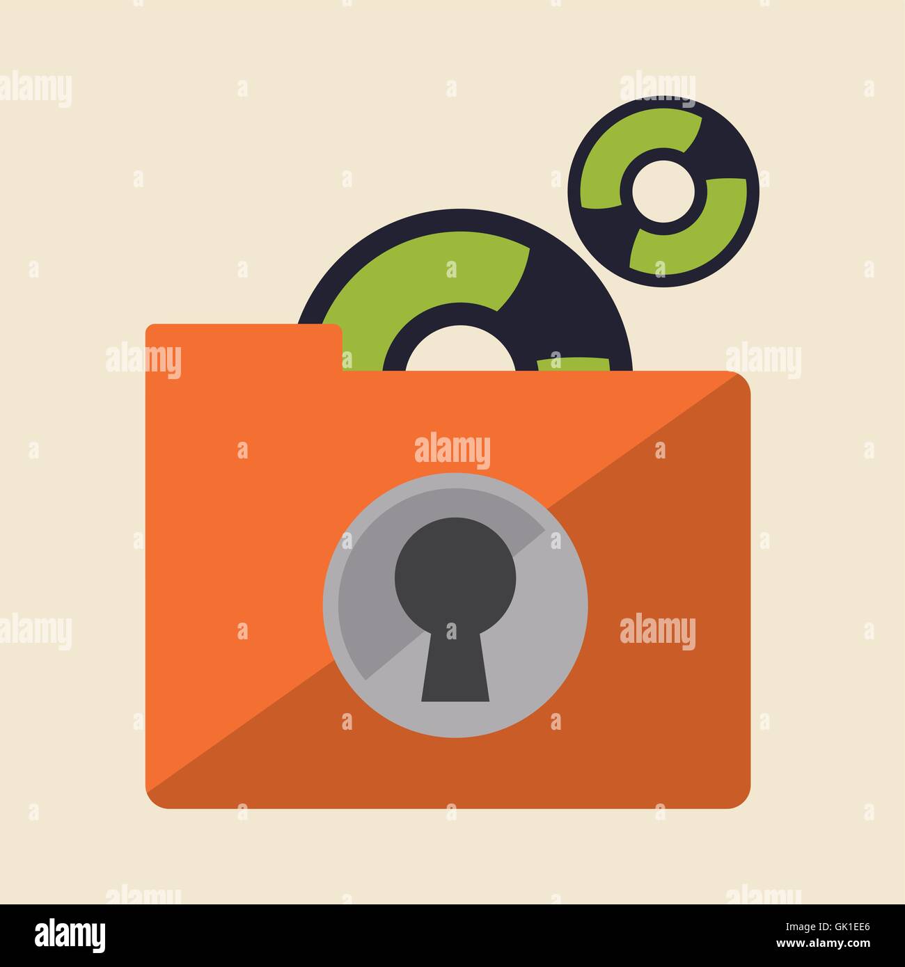 Data Security design. Protect icon. Data center illustration , vector ...