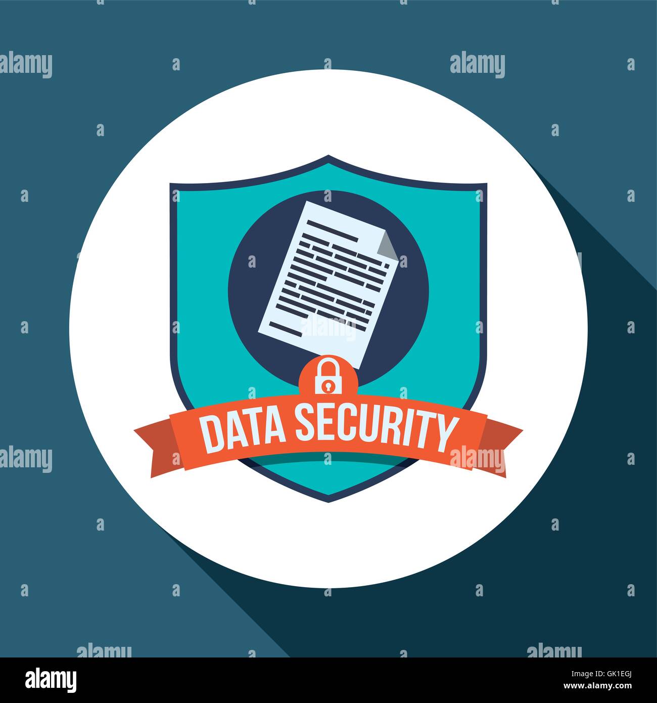 Data Security Design Protect Icon Data Center Illustration Vector Stock Vector Image And Art