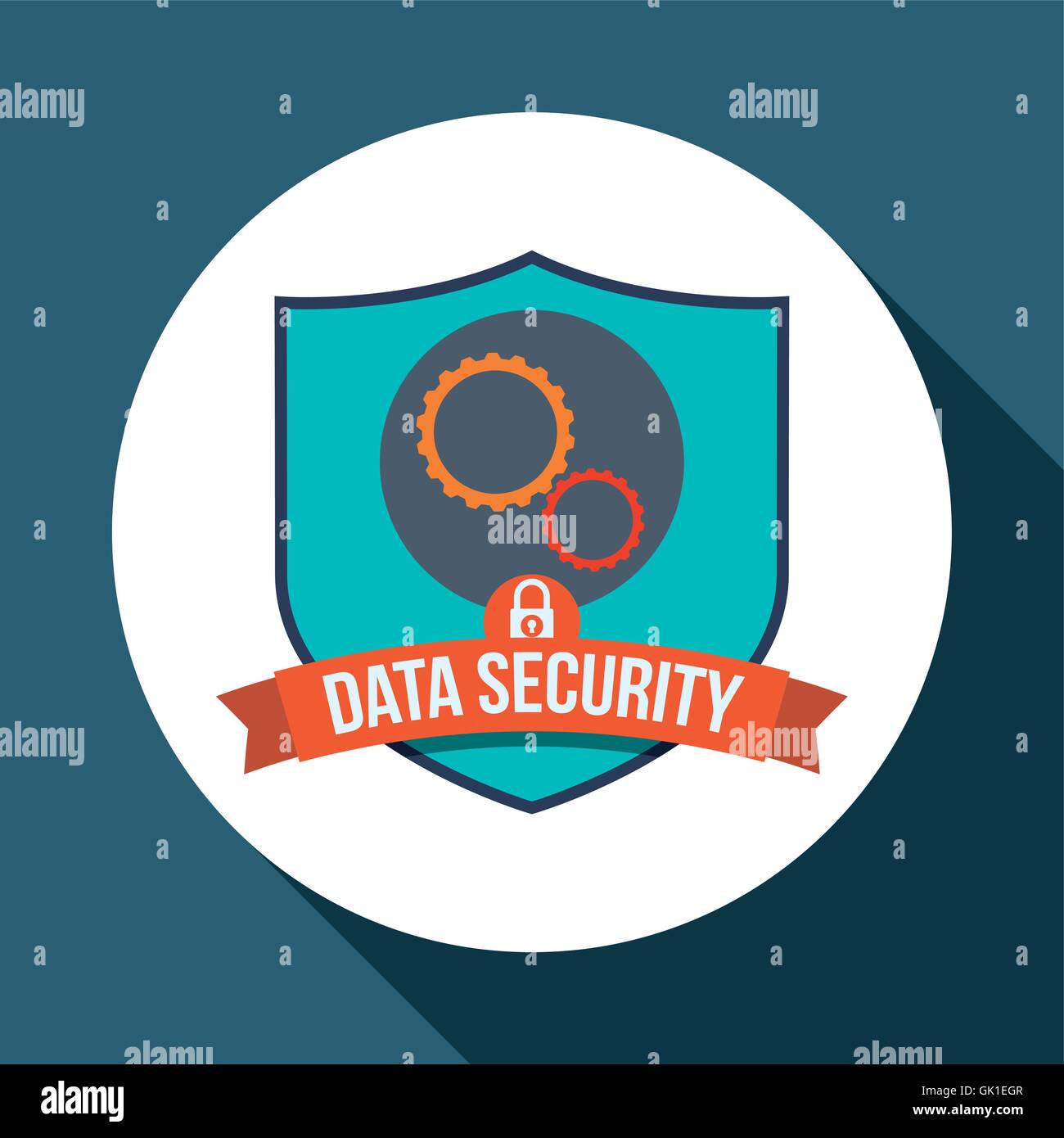 Data Security design. Protect icon. Data center illustration , vector ...