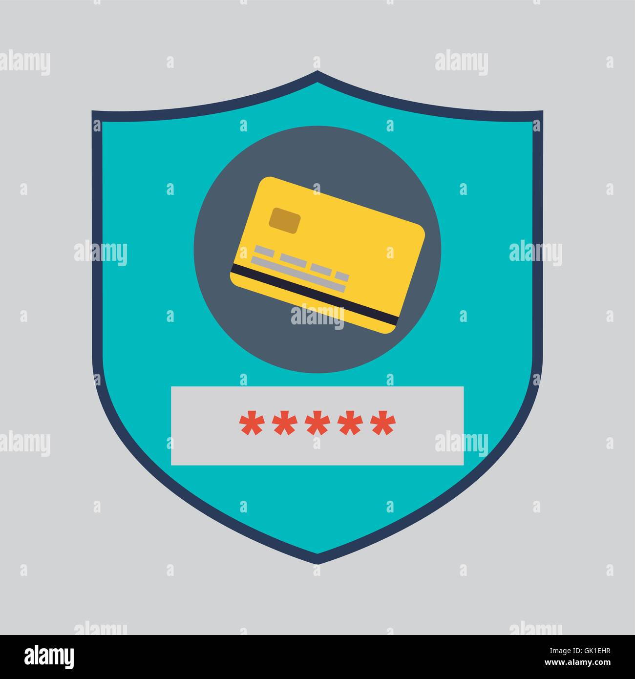 Data Security design. Protect icon. Data center illustration , vector ...