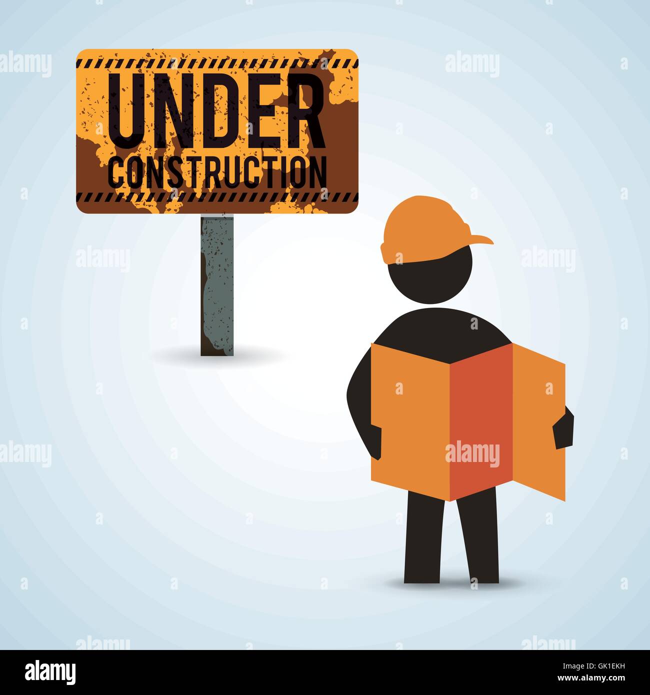 Constructer architect plan Stock Vector Images - Alamy