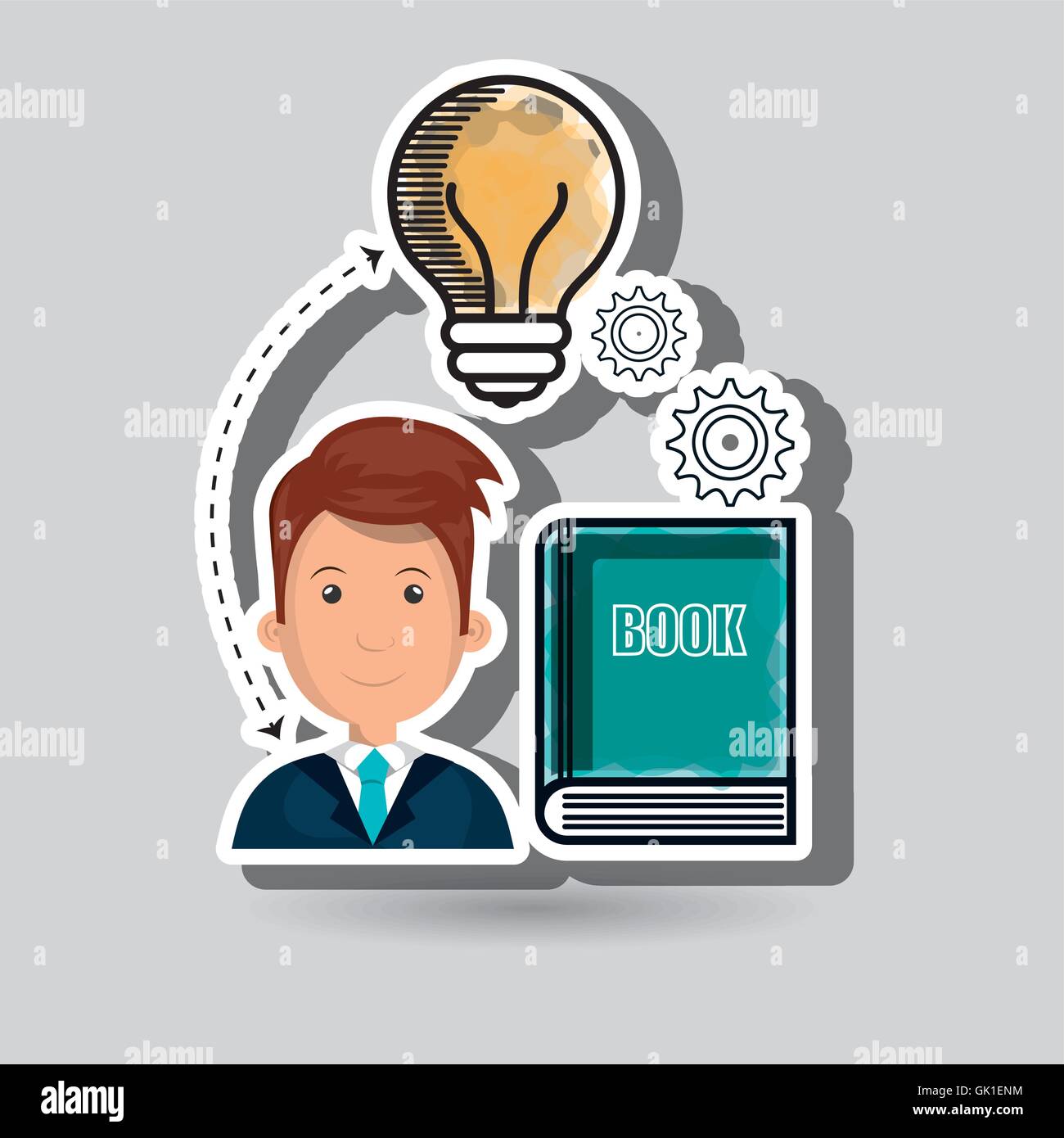 man book idea Stock Vector Image & Art - Alamy