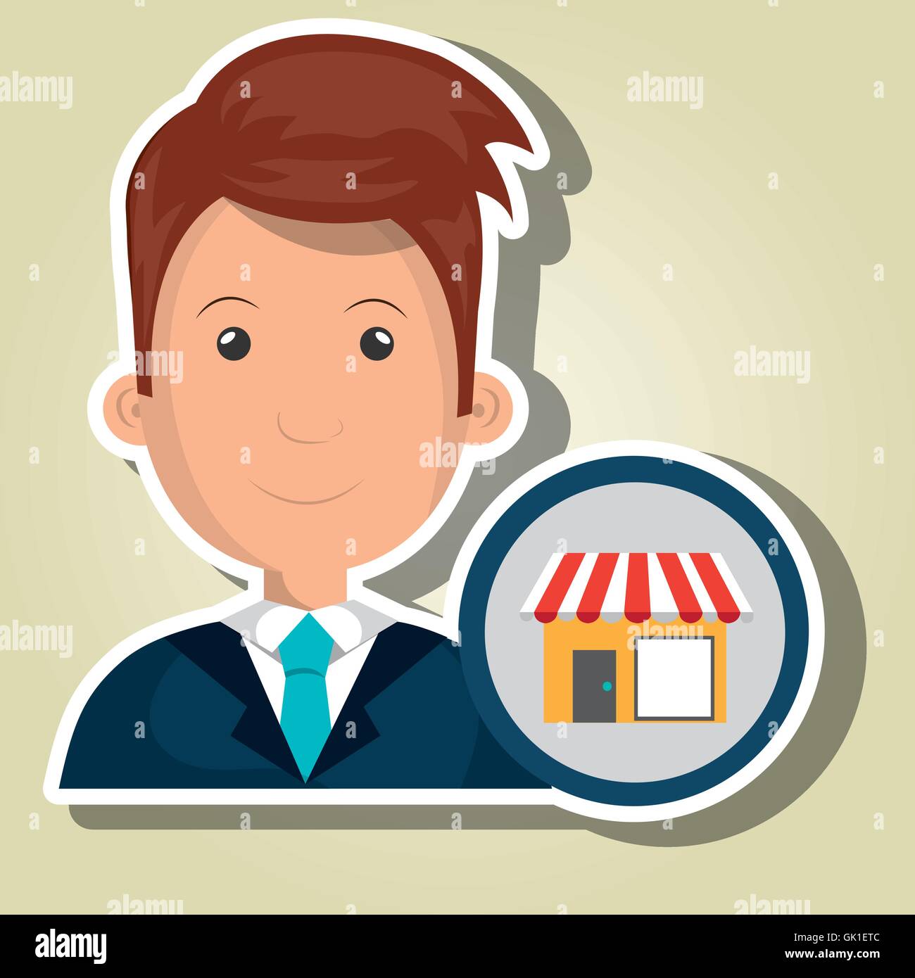 man store market icon Stock Vector Image & Art - Alamy