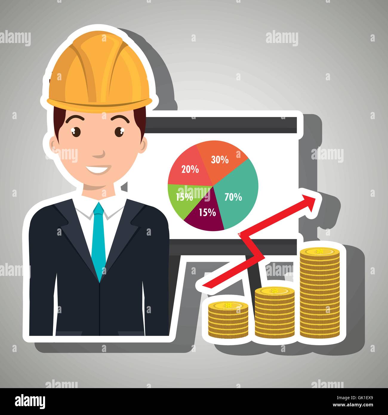 man economy money Stock Vector Image & Art - Alamy