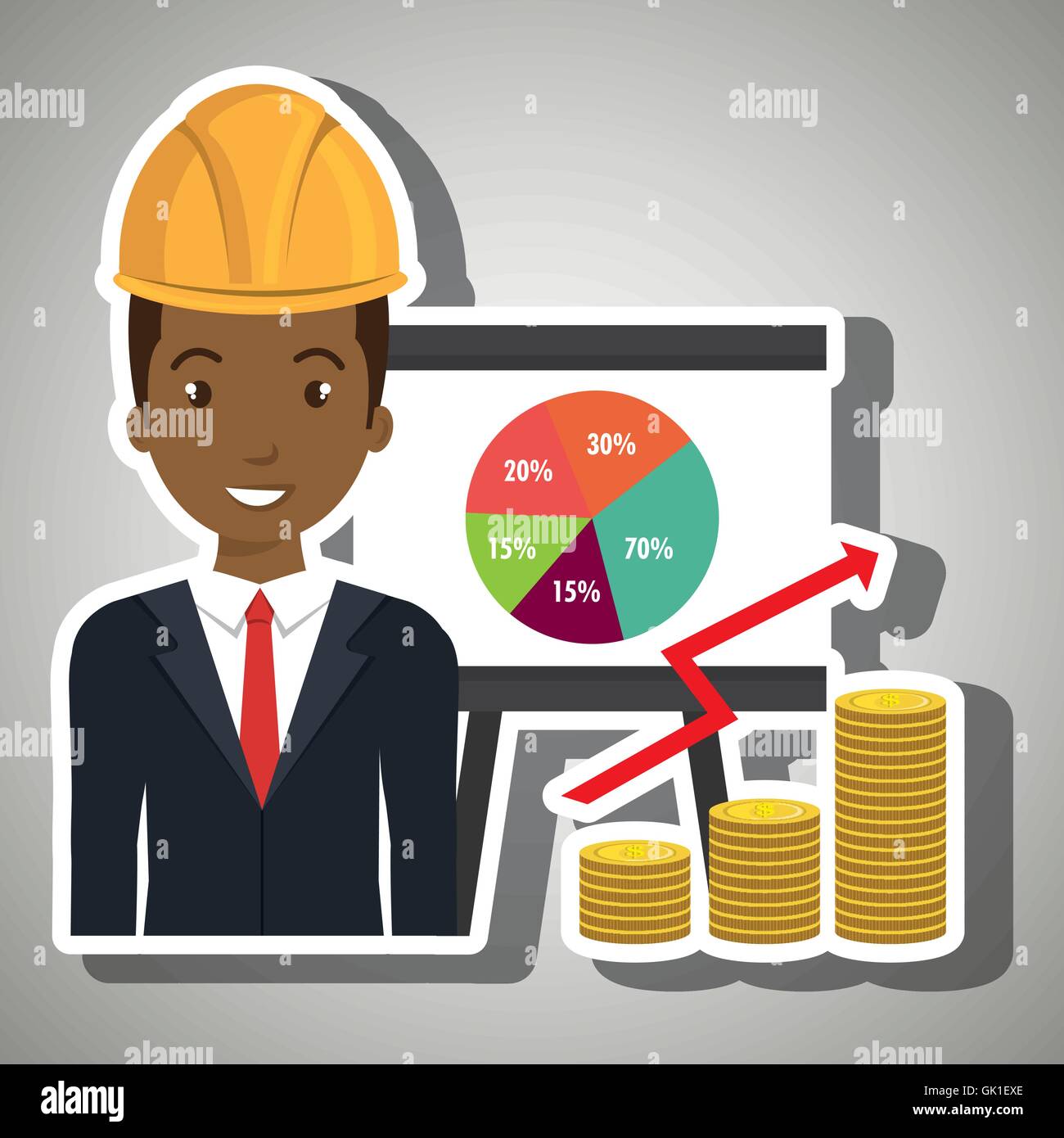 man economy money Stock Vector Image & Art - Alamy