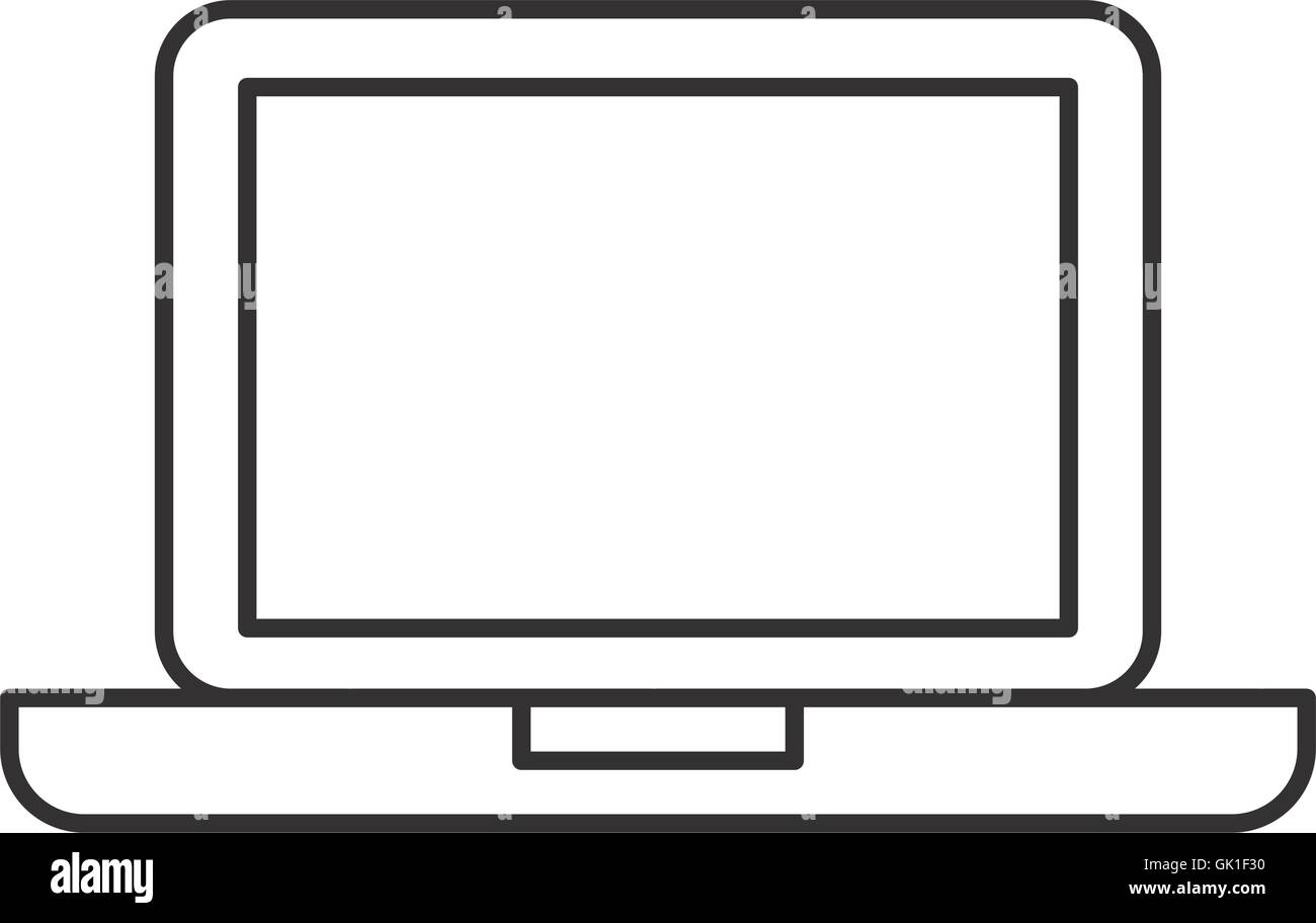 laptop computer portable icon Stock Vector Image & Art - Alamy
