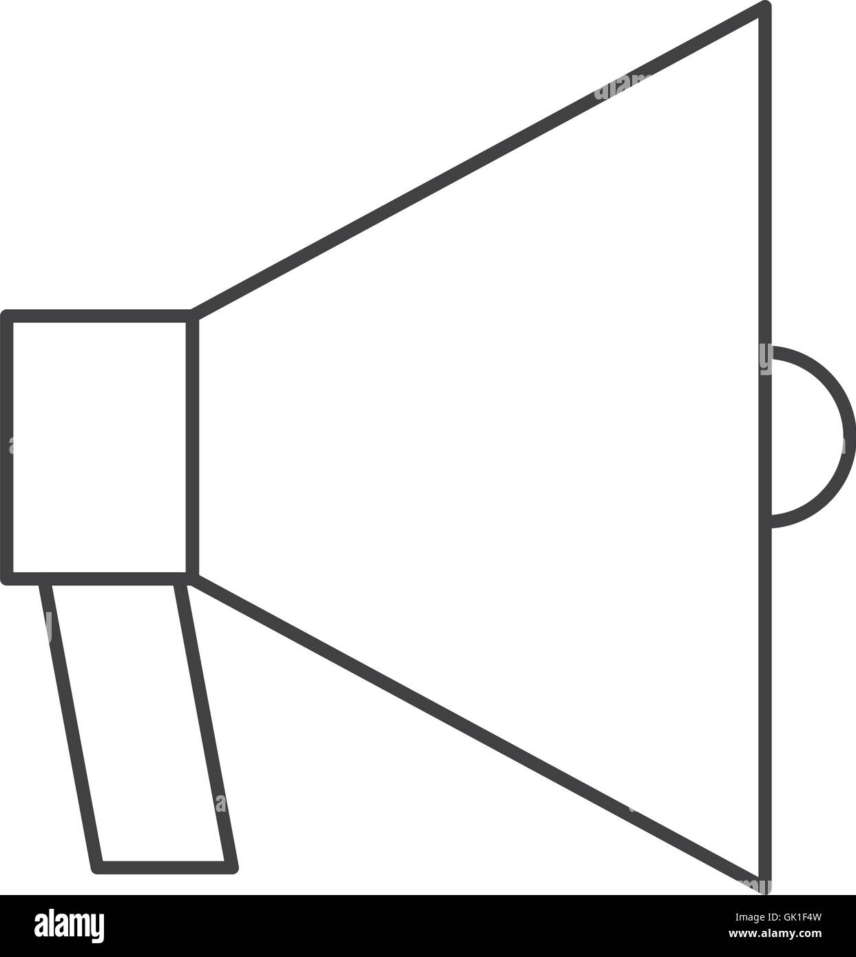 speaker sound silhouette icon Stock Vector Image & Art - Alamy