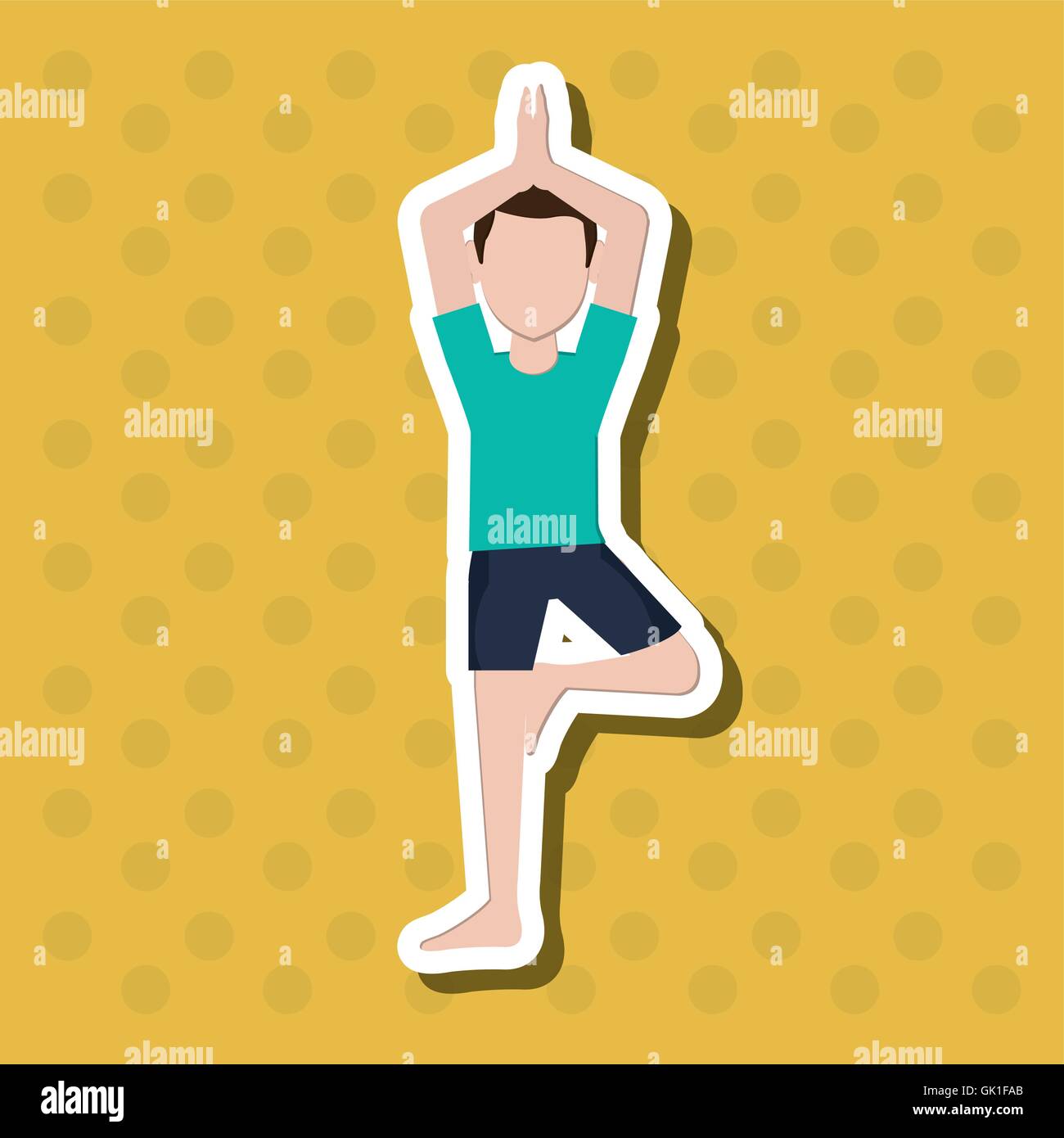 Yoga icon design, vector illustration Stock Vector Image & Art - Alamy