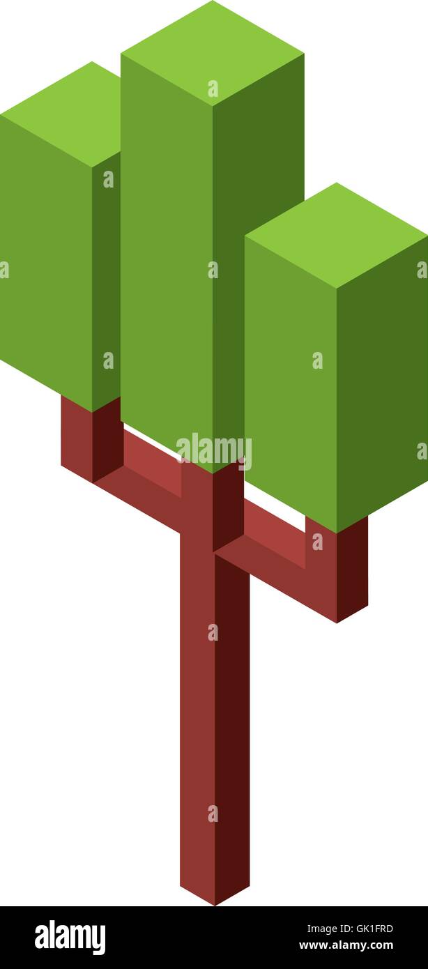 tree plant isometric icon Stock Vector Image & Art - Alamy
