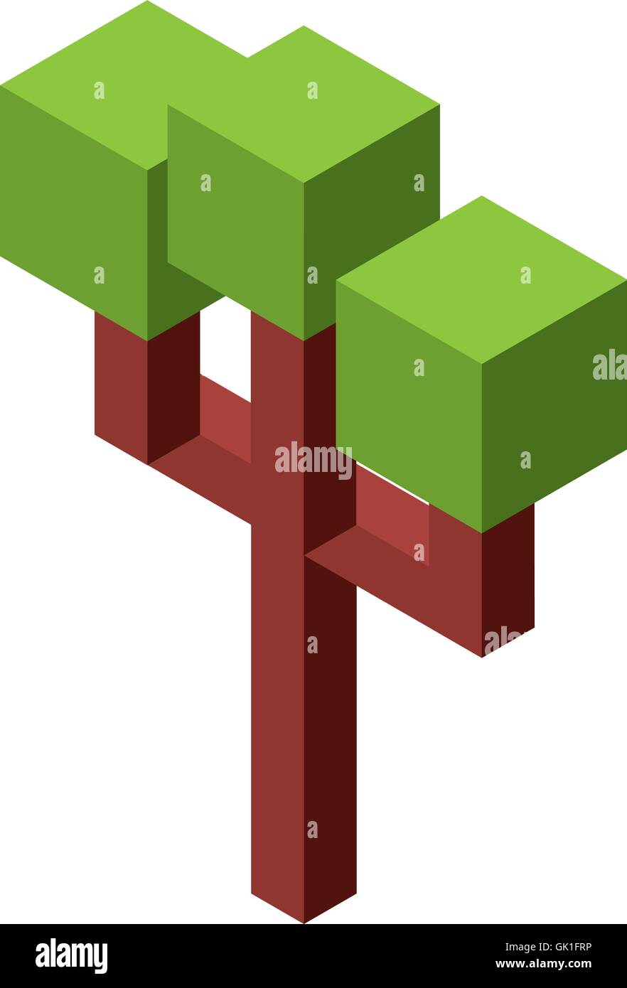 tree plant isometric icon Stock Vector Image & Art - Alamy