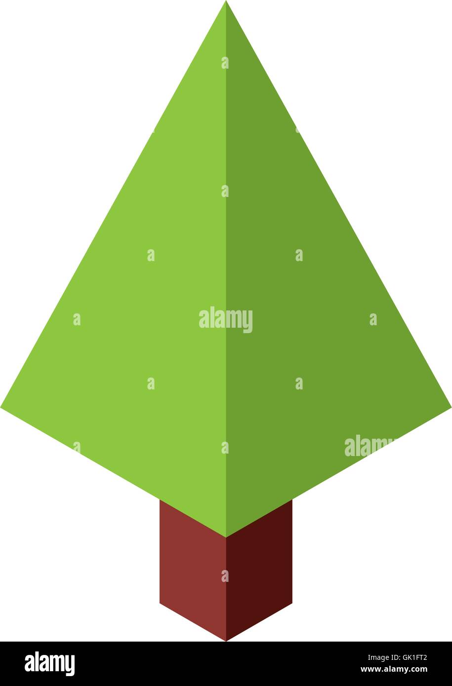 tree plant isometric icon Stock Vector Image & Art - Alamy