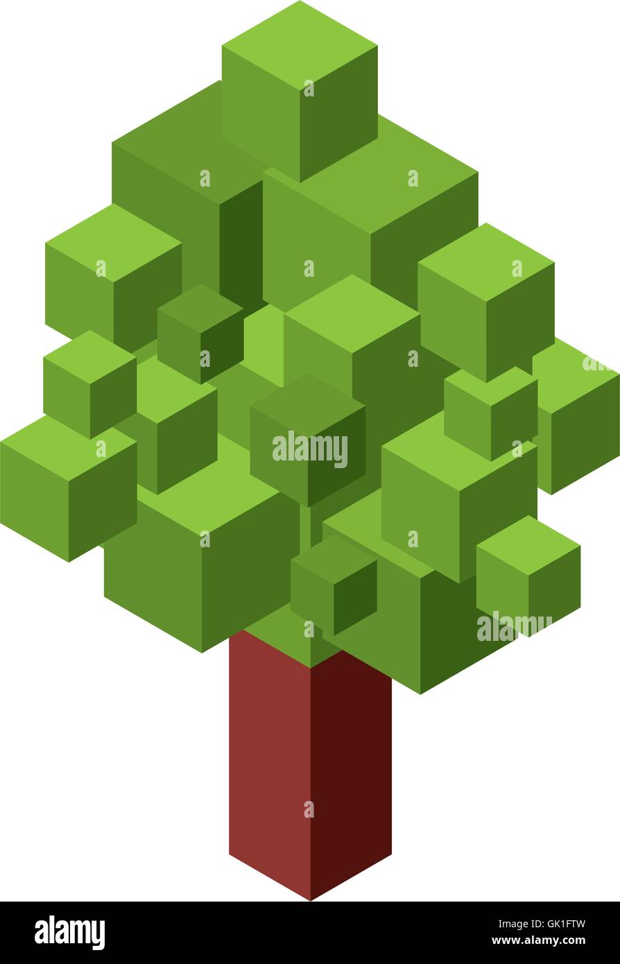tree plant isometric icon Stock Vector Image & Art - Alamy