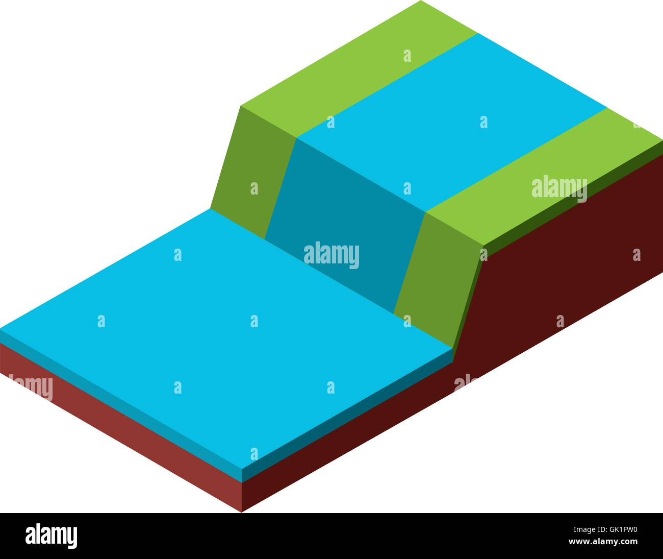 water isometric isolated icon Stock Vector Image & Art - Alamy