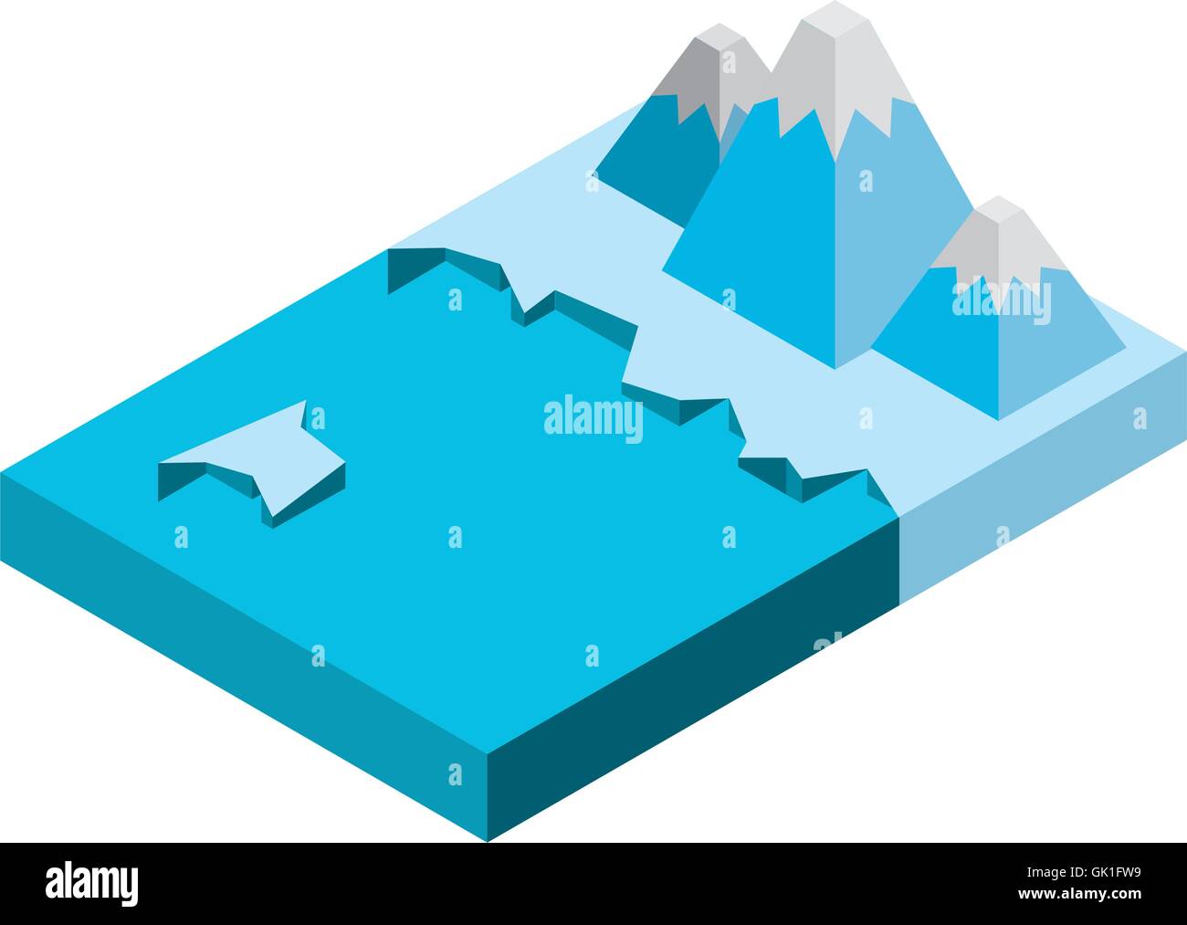 water isometric isolated icon Stock Vector Image & Art - Alamy